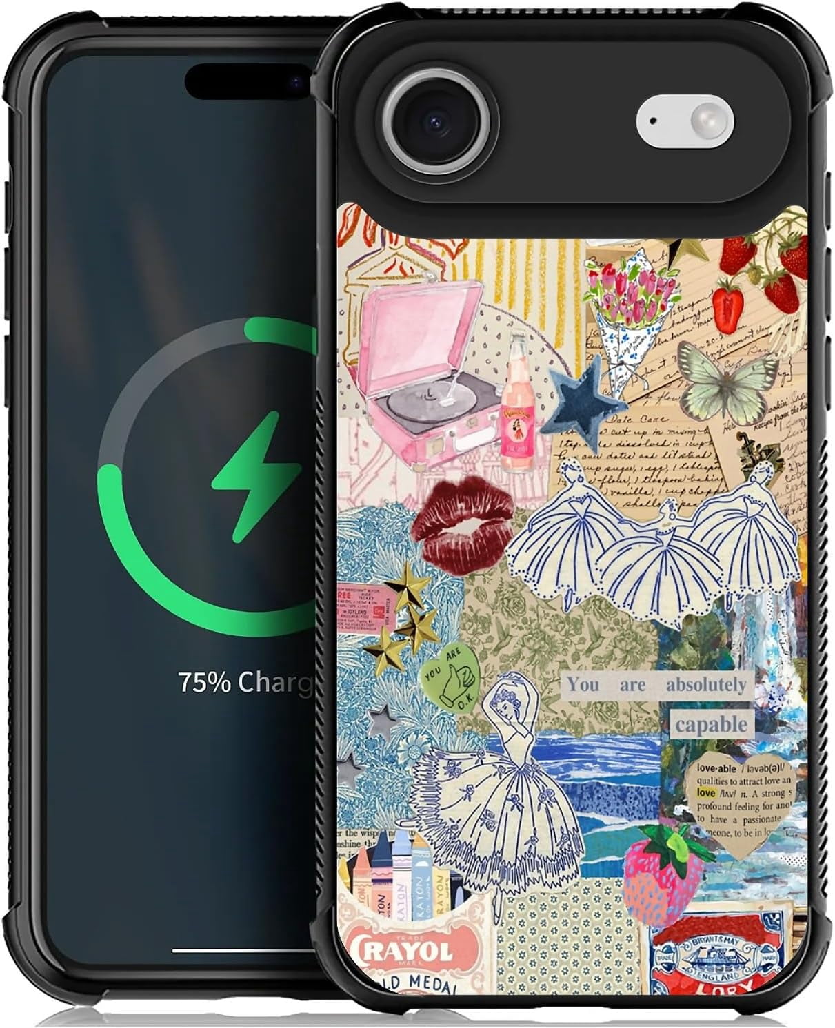 Case for iPhone 17 Air, [Compatible with MagSafe], Anti-Slip Shock ...