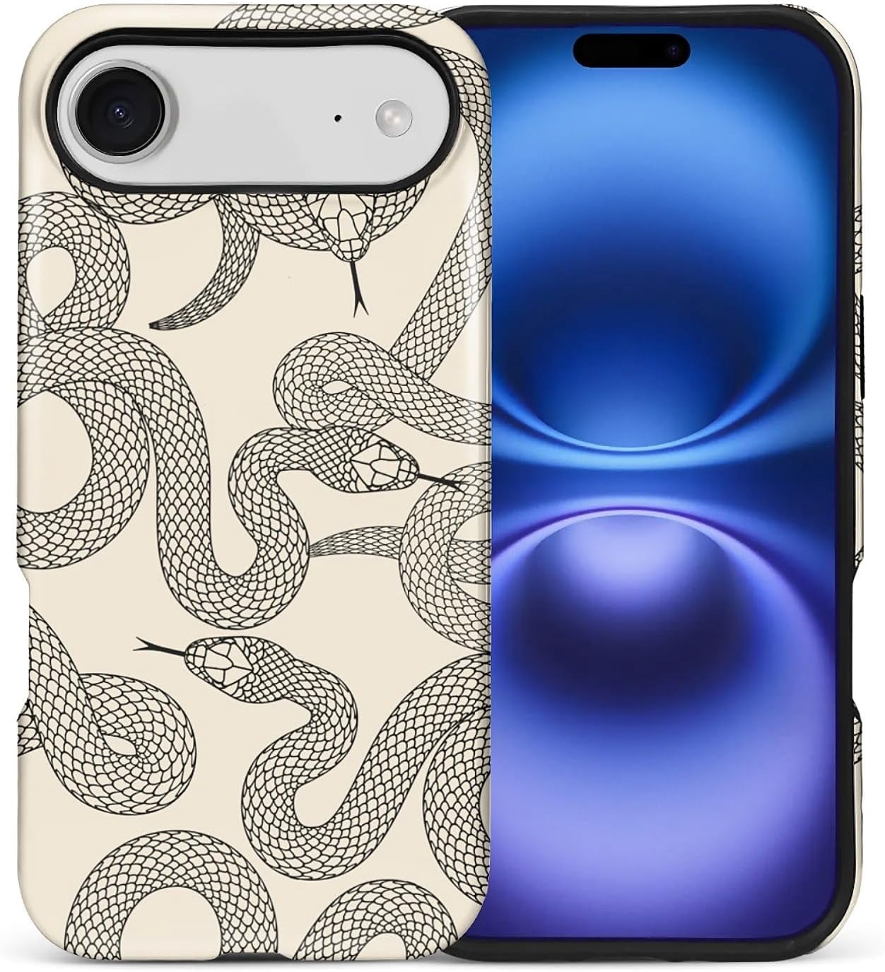 Case for iPhone 17 Air, Drop Protection Hybrid 2-Layer Hard Phone Cover ...