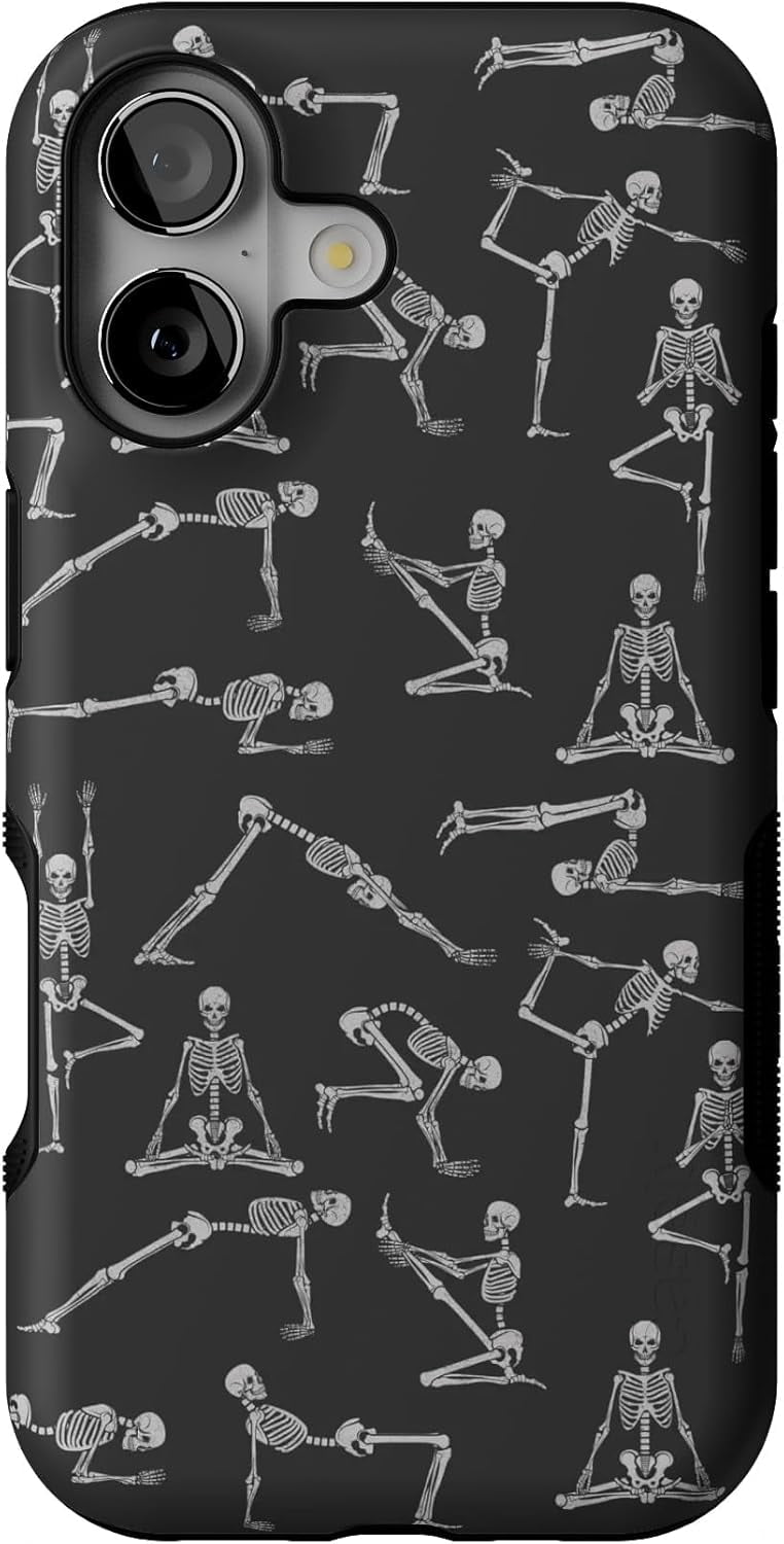Case for iPhone 17 Case | Corpse Pose | Skeleton Yoga | Bold Protective ...