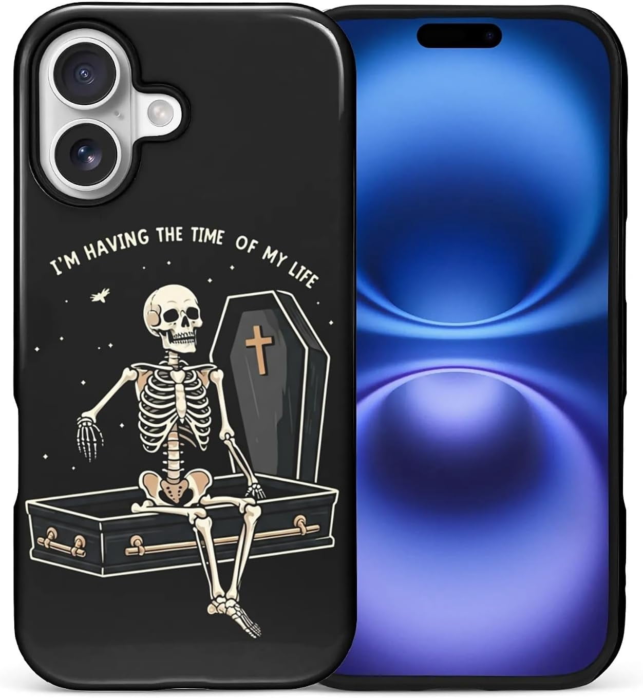 Case for iPhone 17 Case, Hybrid 2-Layer Silicone Protective Glossy Case ...