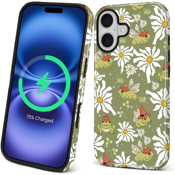 Case for iPhone 17,Compatible with MagSafe,Magentic Hybrid 2 Layer ...