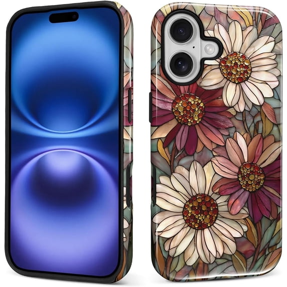 Case for iPhone 17, Durable Drop Protection Shockproof Silicone Hard PC ...