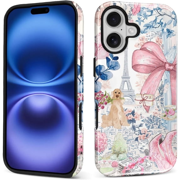 Case for iPhone 17, Durable Drop Protection Shockproof Silicone Hard PC ...