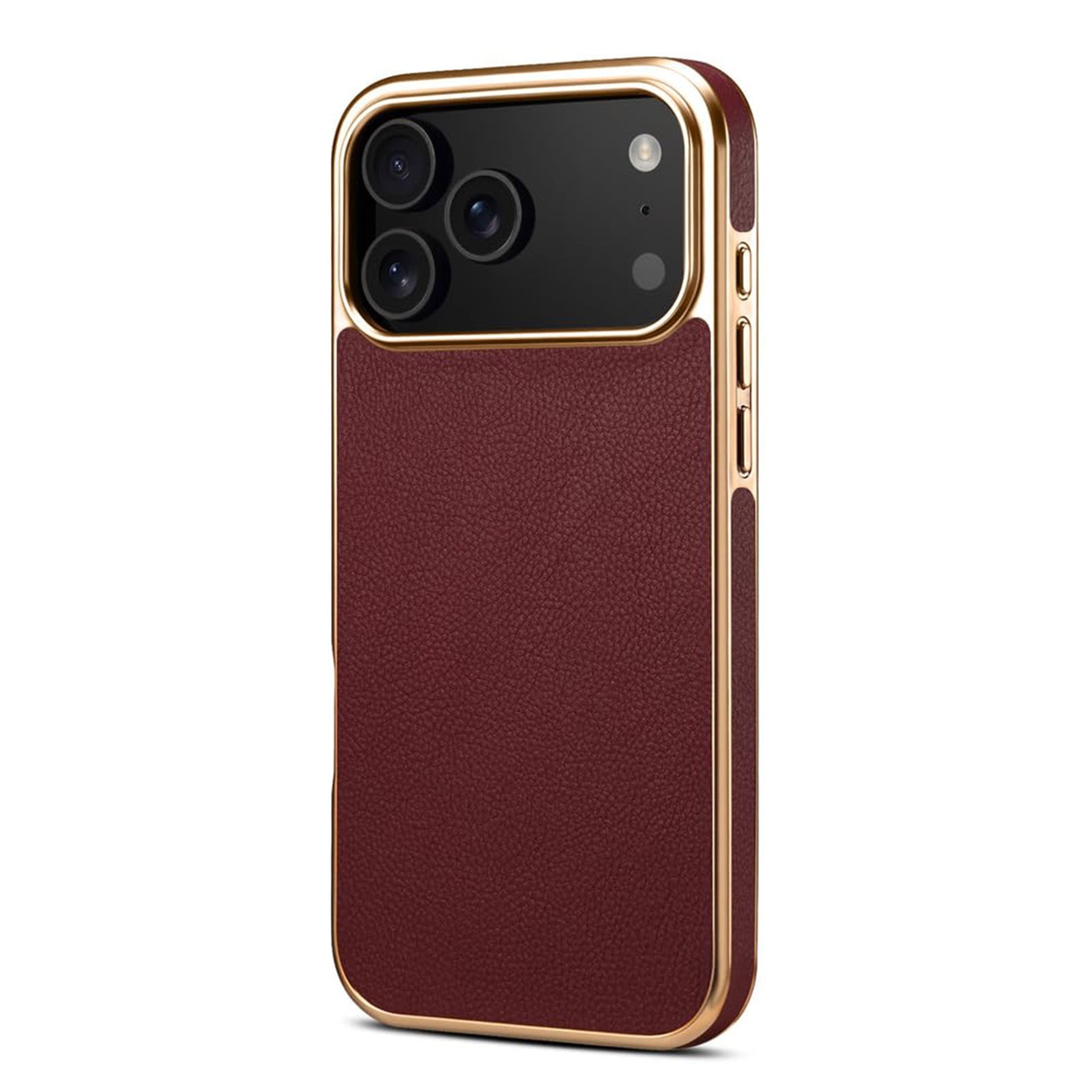 Case for iPhone 17 Pro Max/17 Pro/17 Air/17, Electroplated Genuine ...