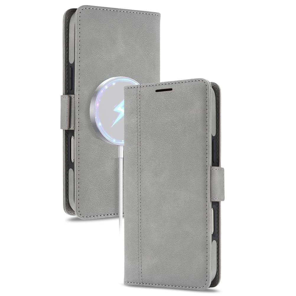 Case for iPhone 17 Pro Max/17 Pro/17 Air/17, Magnetic Flip Wallet Cover ...