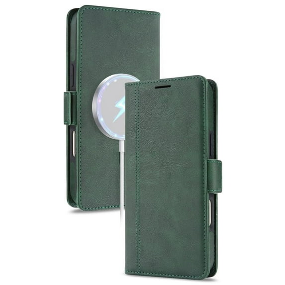 Case for iPhone 17 Pro Max/17 Pro/17 Air/17, Magnetic Flip Wallet Cover ...