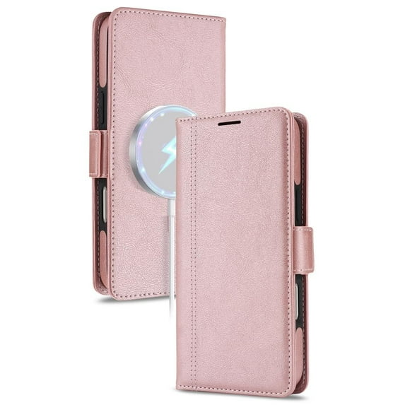 Case for iPhone 17 Pro Max/17 Pro/17 Air/17, Magnetic Flip Wallet Cover ...