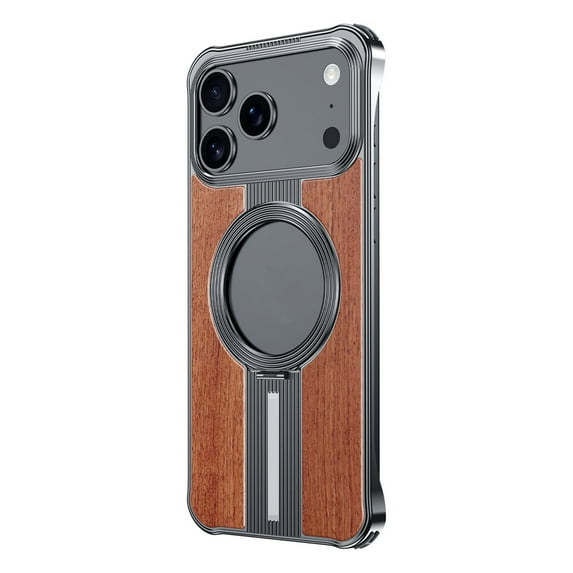 Case for iPhone 17 Pro Max/17 Pro/17, Magnetic Metal Case with Ring ...