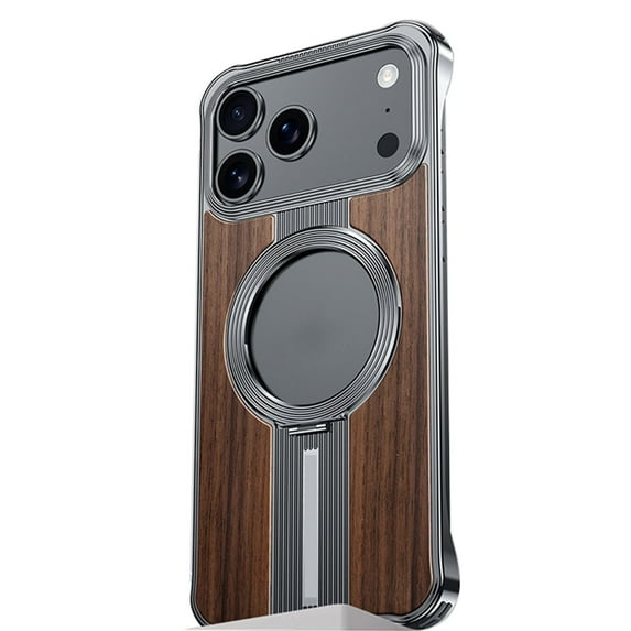 Case for iPhone 17 Pro Max/17 Pro/17, Magnetic Metal Case with Ring ...