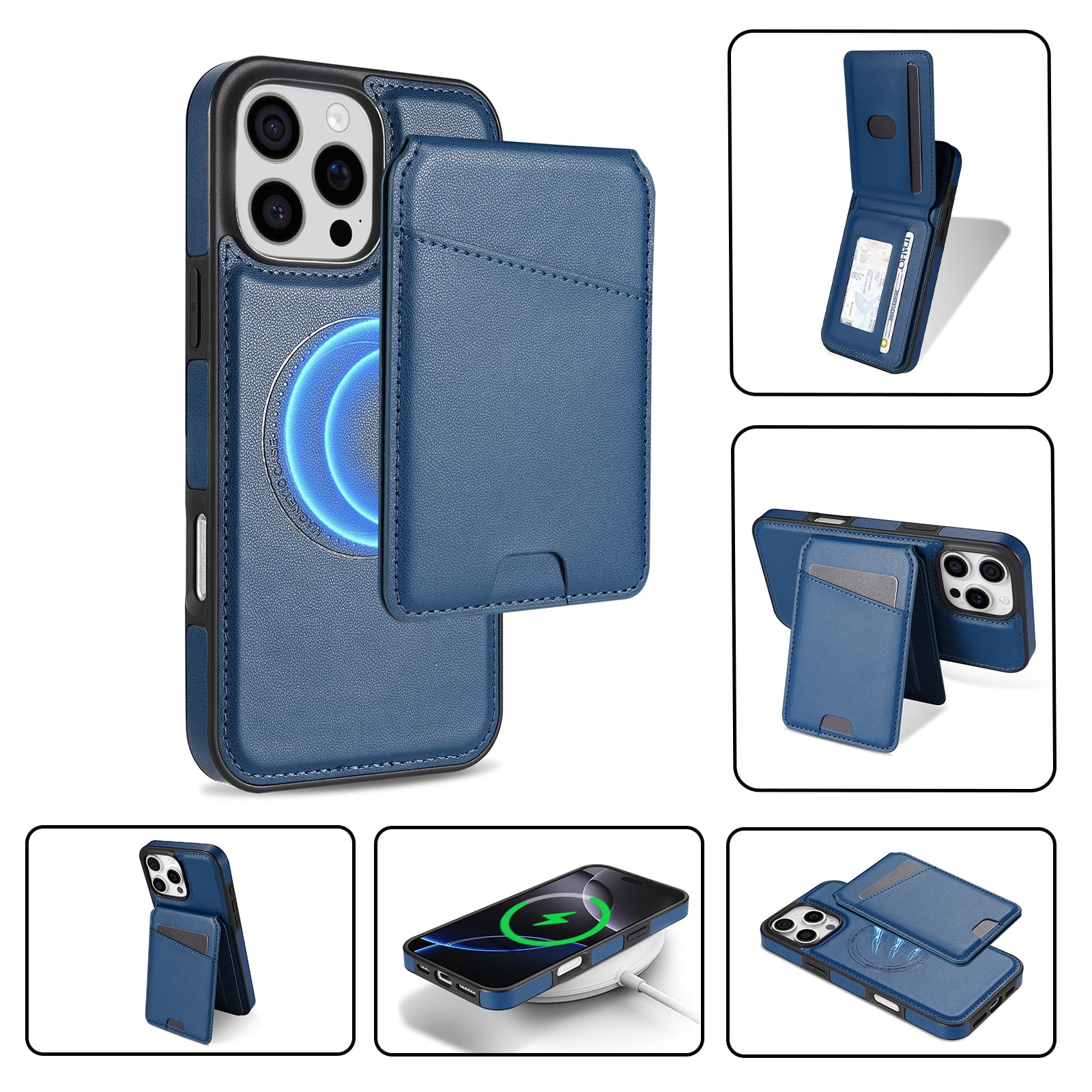 Case for iPhone 7 Wallet style phone case with card holder, RFID ...