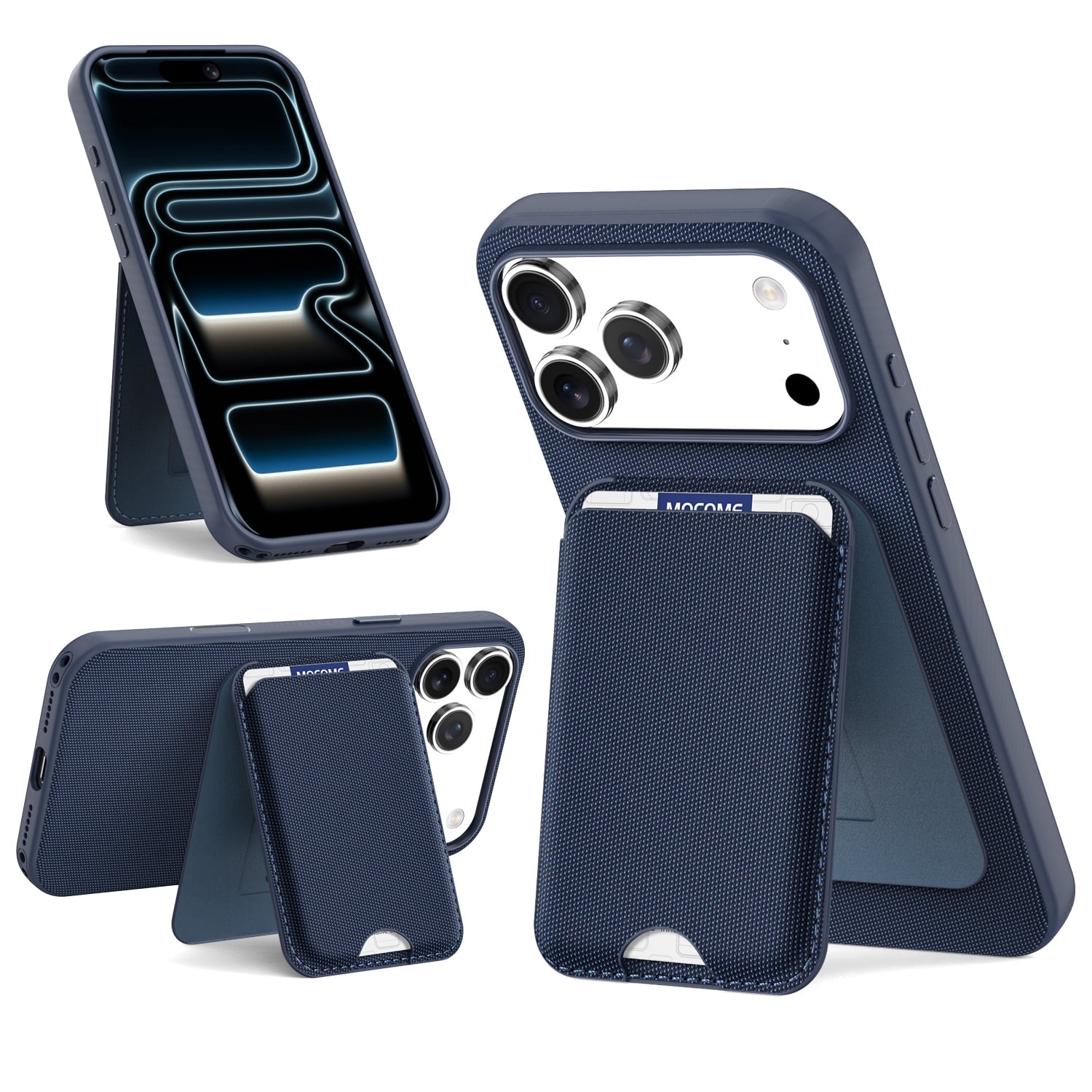 Case for iPhone Air, Fabric + TPU Protective Phone Case with Detachable ...
