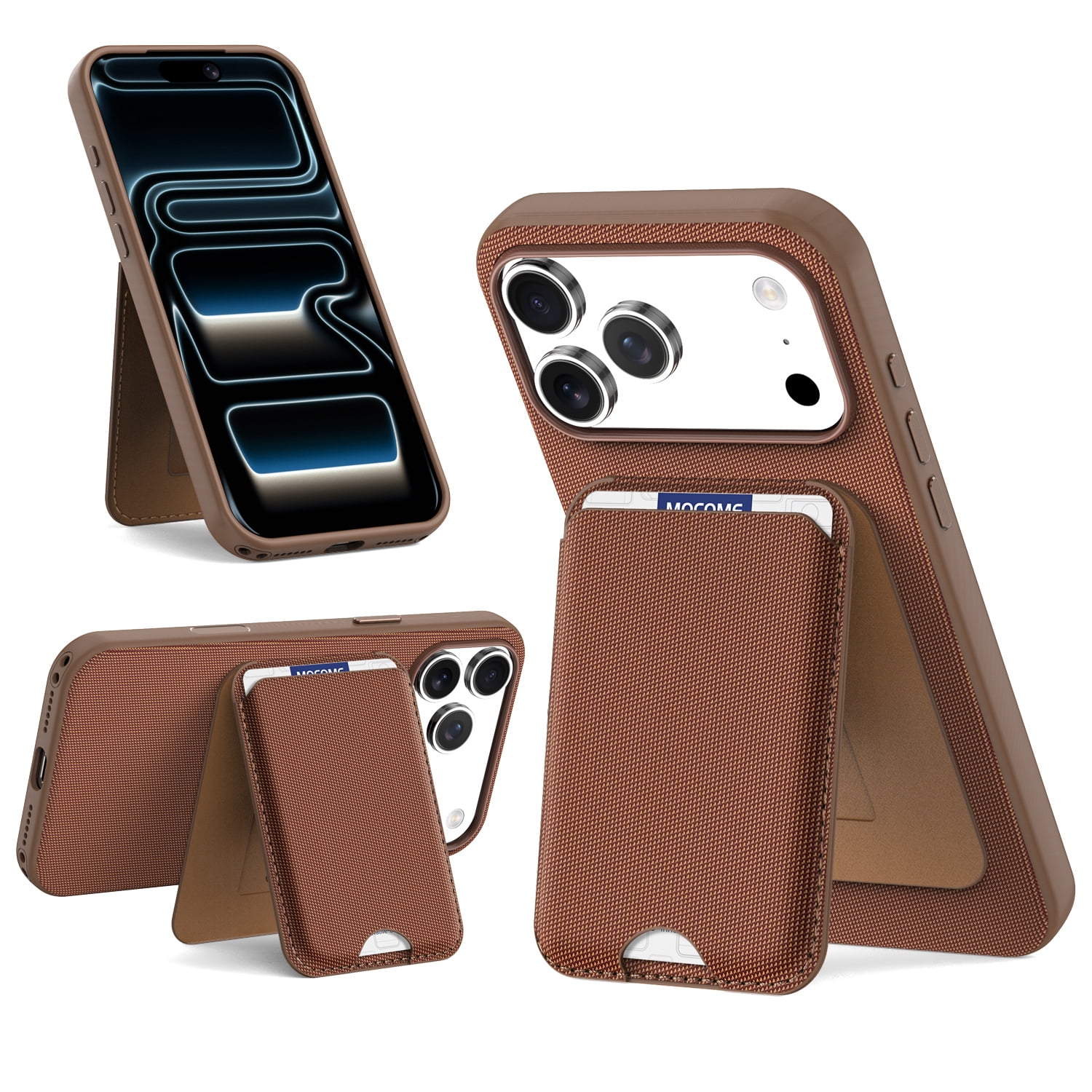 Case for iPhone Air, Fabric + TPU Protective Phone Case with Detachable ...