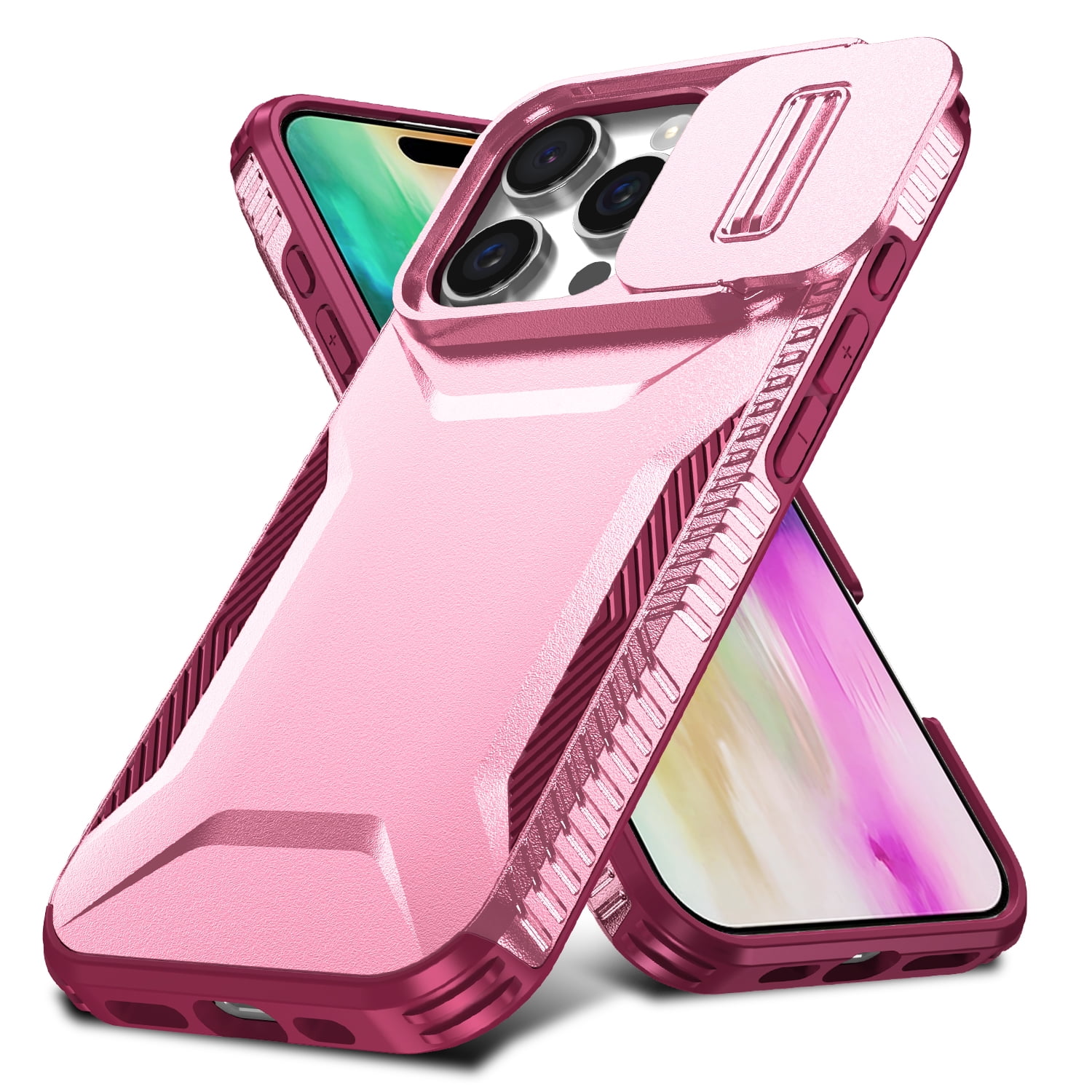 Case for iPhone xs max Sliding camera cover, military grade shock ...