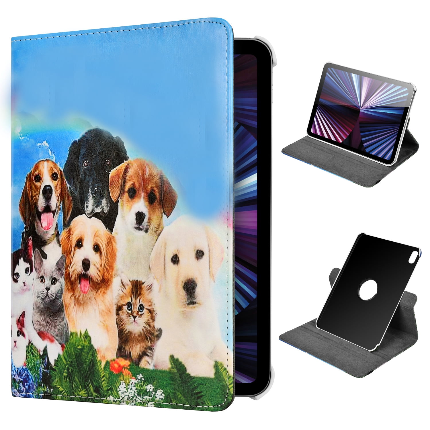 Case for ipad pro 12.9 inch 2nd / 1st Gen case 2017/2015 360° Rotating ...
