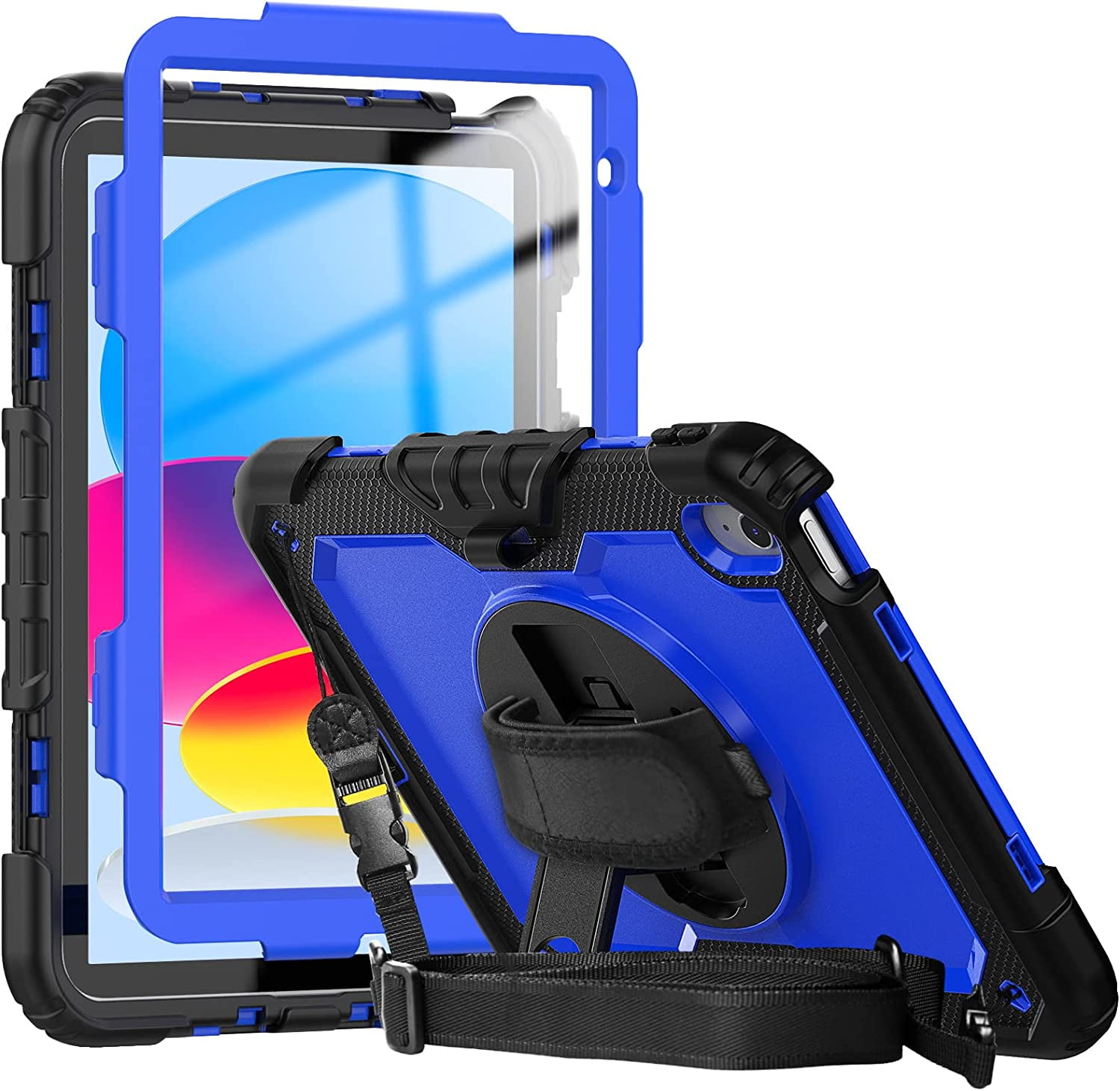Case for iPad 10th Generation 10.9 inch with Screen Protector | 3 Layer ...