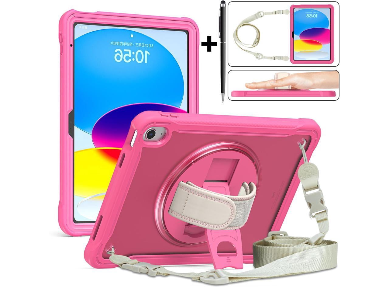 Case for iPad 10th Generation 2022 10.9 Inch with Pencil Holder, Clear ...