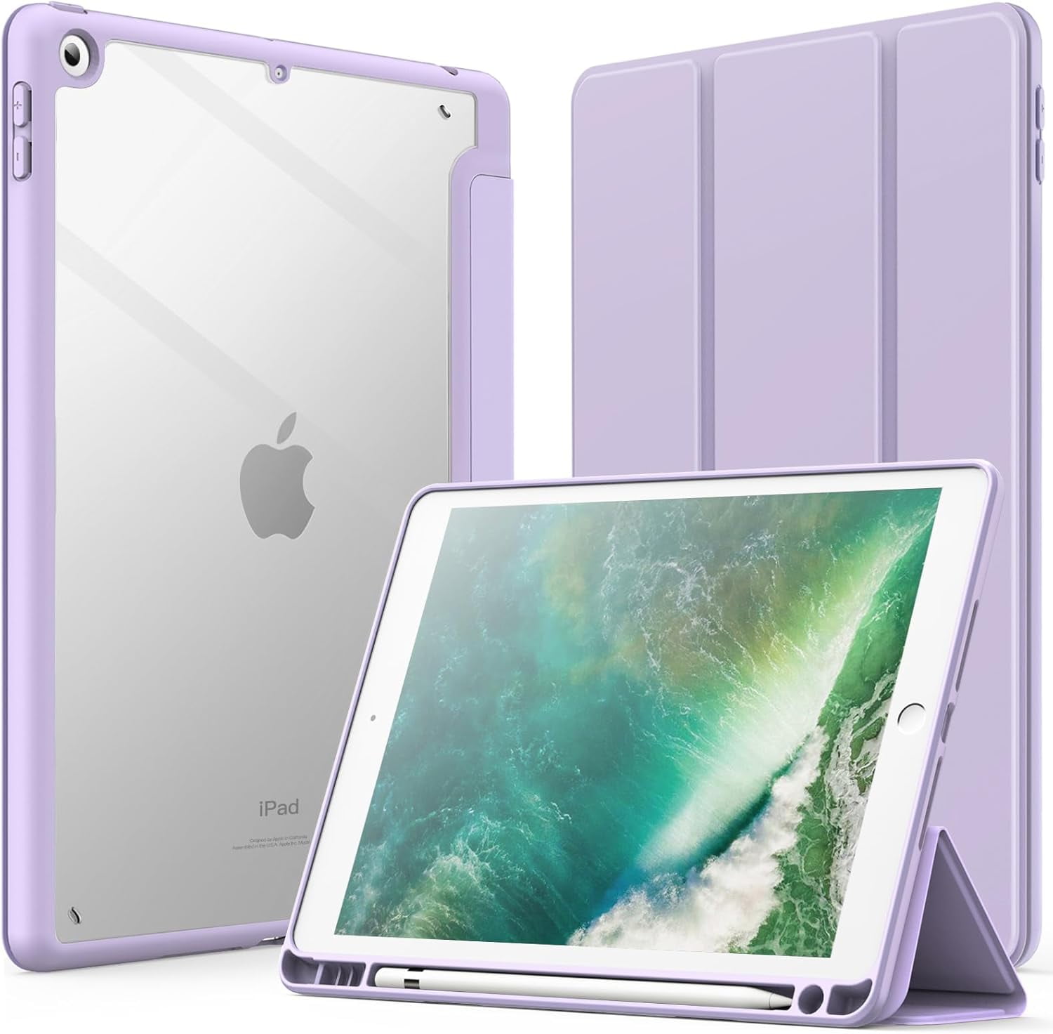 Case for iPad 9.7-Inch (6th/5th Generation, 2018/2017) with Pencil ...