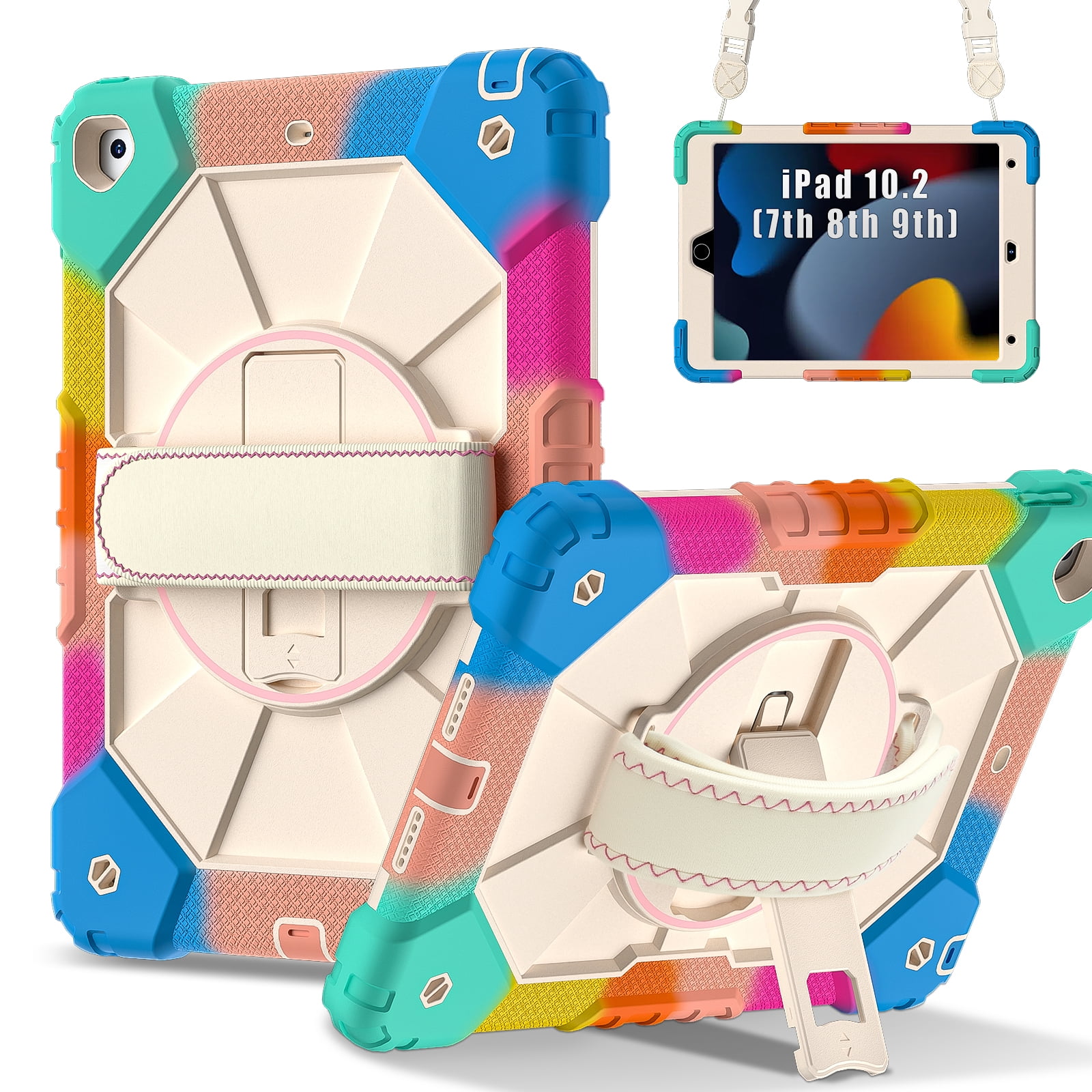 Case for iPad 9th/ 8th/ 7th Generation Case for iPad 10.2 Inch Case ...
