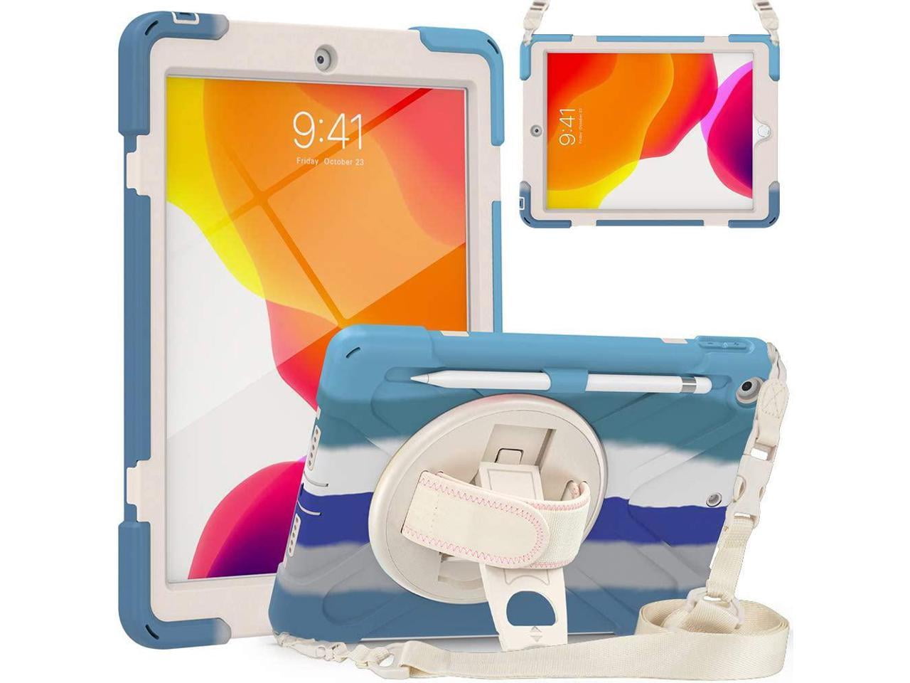 Case for iPad 9th 8th 7th Generation 10.2 with Pencil Holder Kickstand ...