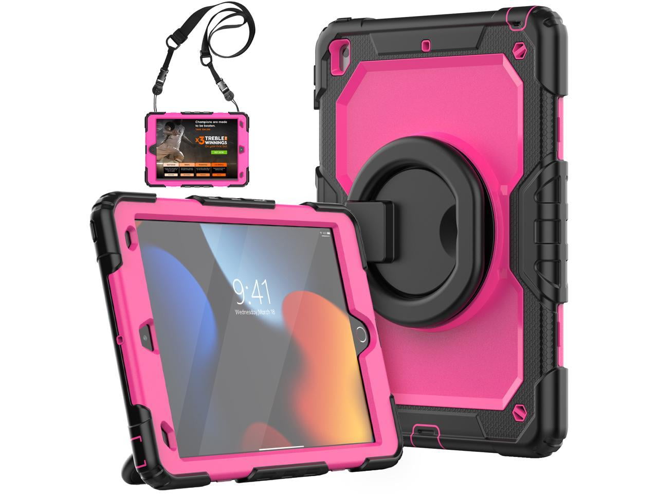 Case for iPad 9th 8th 7th Generation 10.2 inch with Screen Protector ...