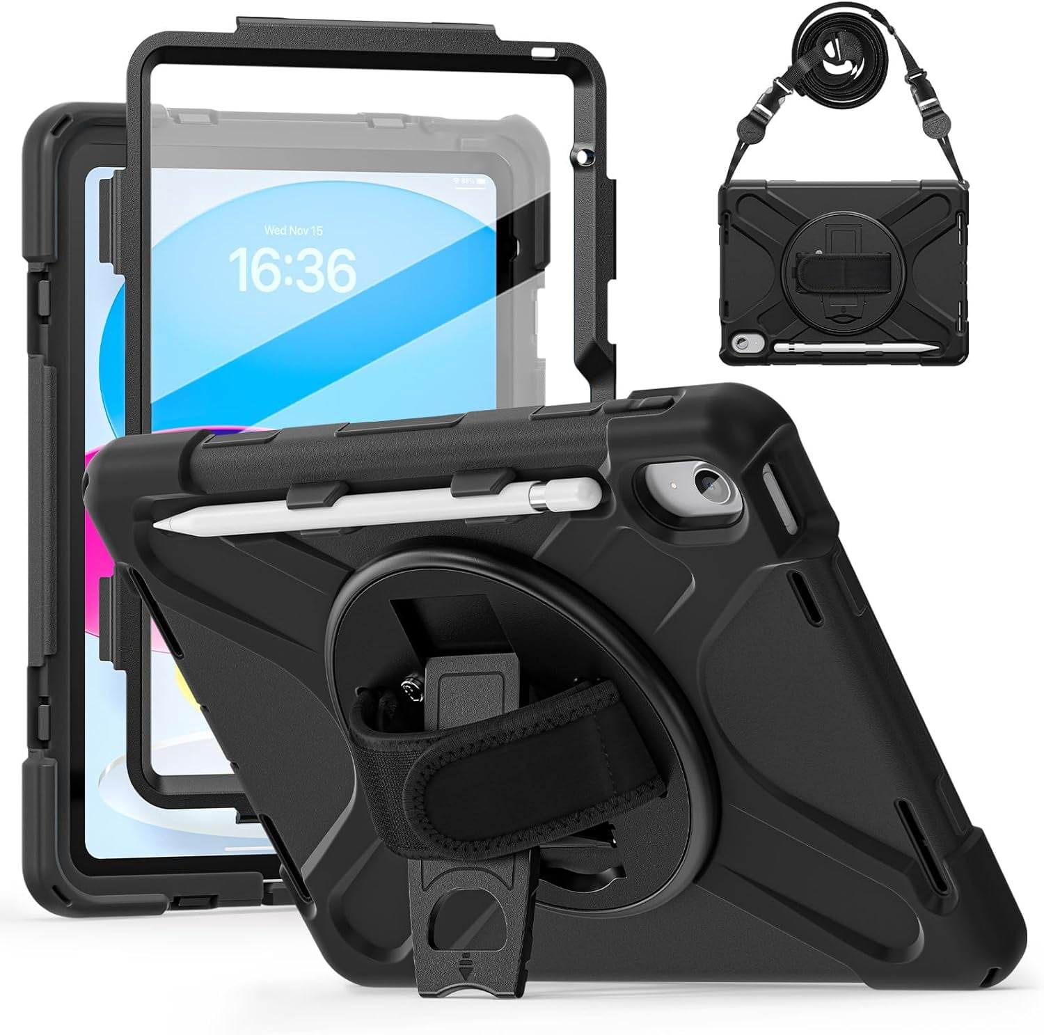 Case for iPad (A16) 11th/10th Generation 2025/2022 (11″/10.9″), Heavy ...