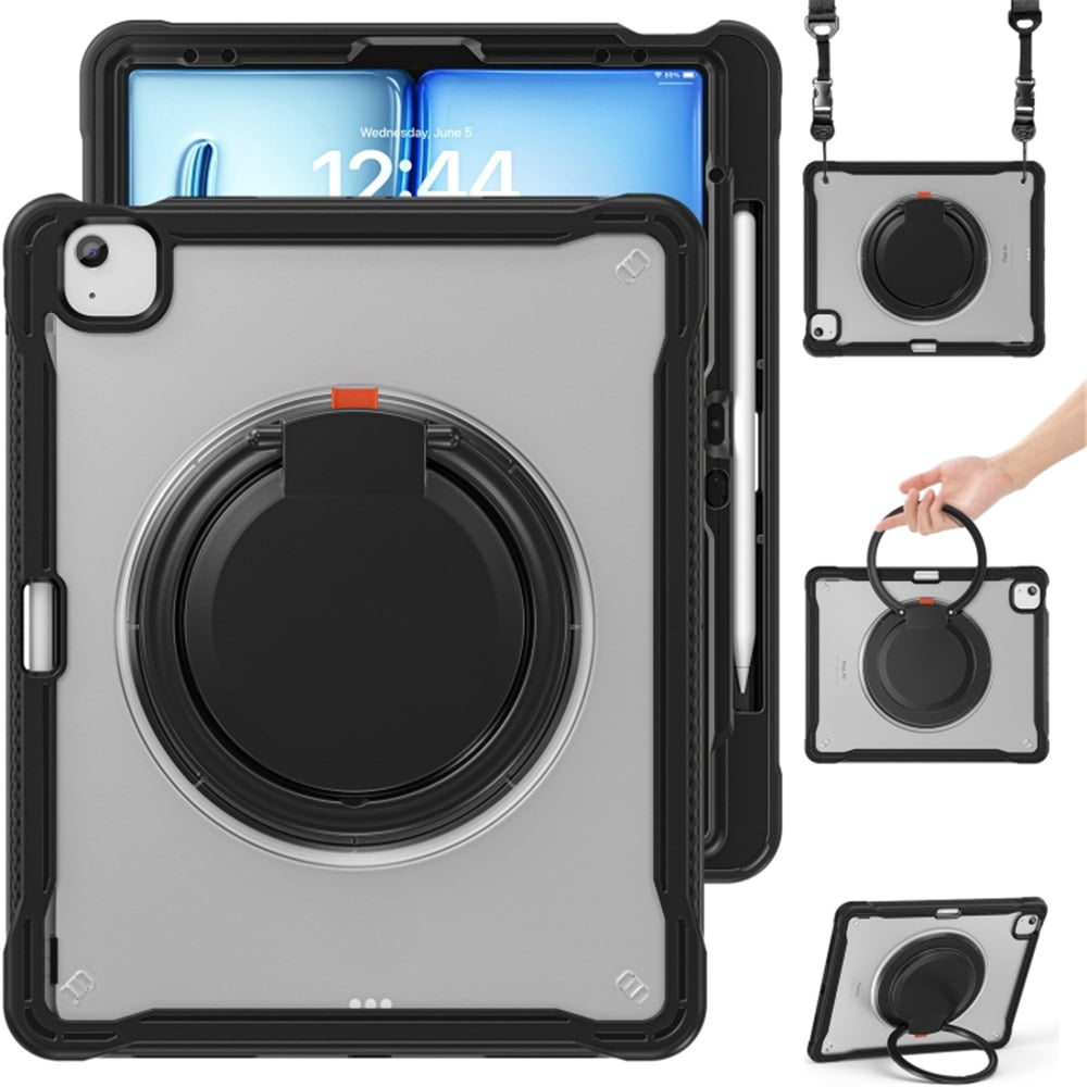 Case for iPad Air 11 2026 / 2025 / 2024 Handle Protective Cover 360 ...