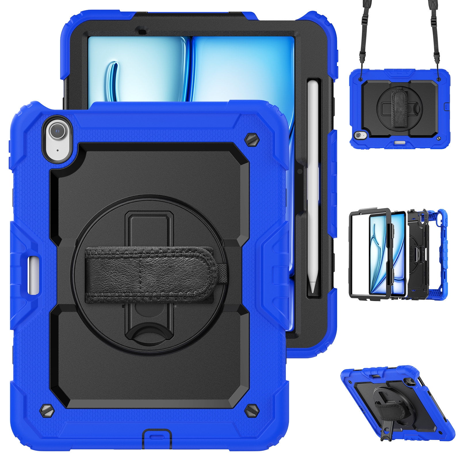 Case for iPad Air 11 Inch M3 2025/M2 2024 (7th/6th Gen) with Screen ...