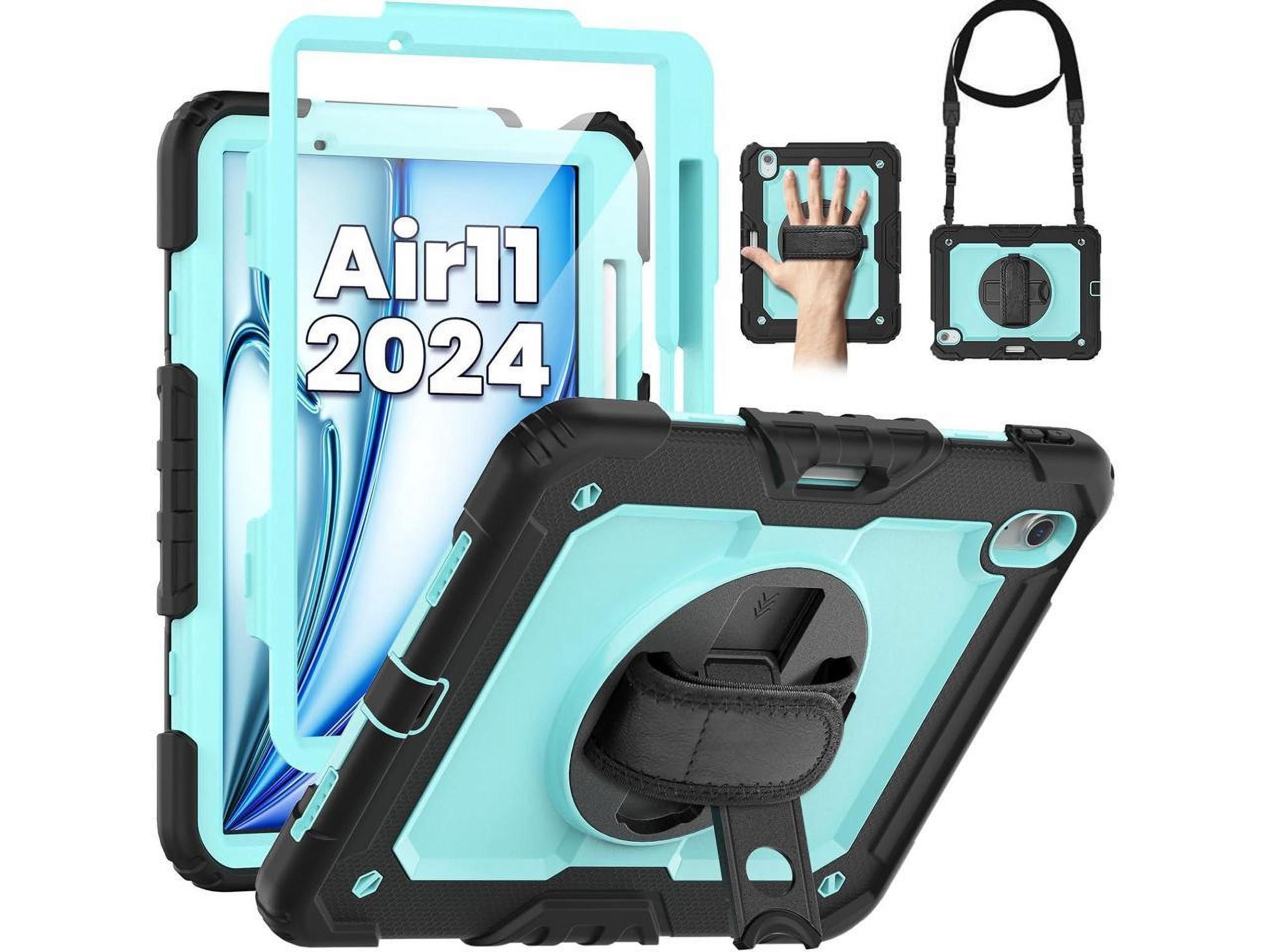 Case for iPad Air 11 inch 6th Generation M2 2024, Heavy Duty Shockproof ...