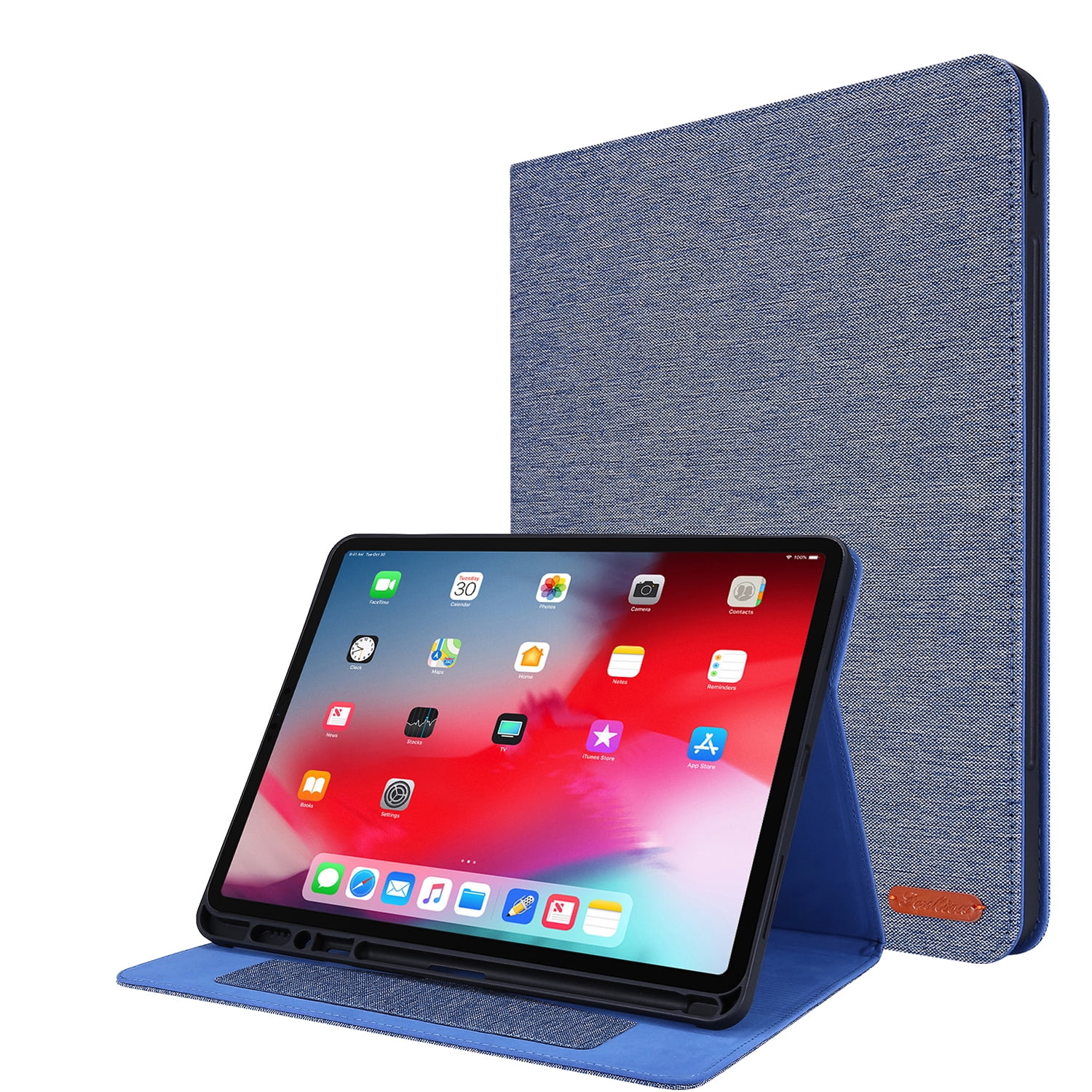Case for iPad Air 13" 2025/2024 Cloth Texture Business Tablet Cover ...