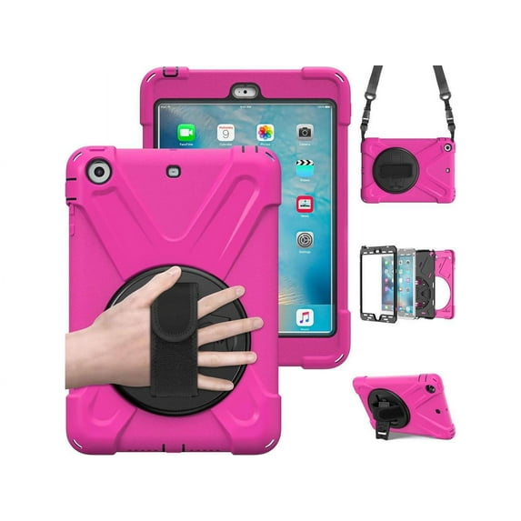 Case For iPad Mini 3 2 1, Heavy Duty Shockproof Protective Cover with ...