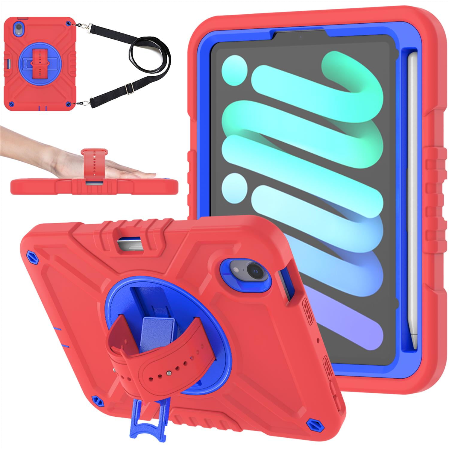 Case for iPad Mini 7 Case A17 Pro, for iPad Mini 7th/6th Generation ...