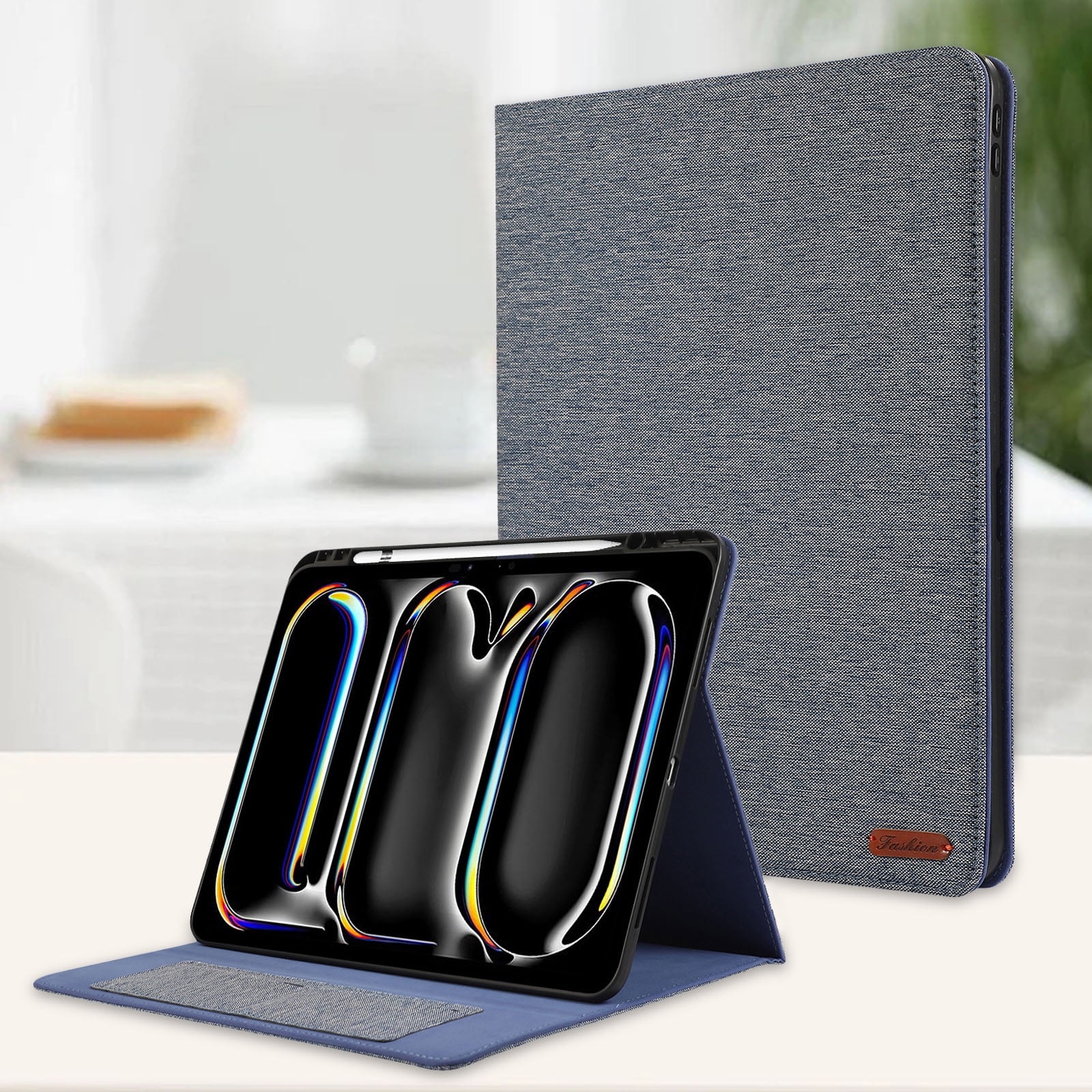 Case for iPad Pro 11" 2024 Cloth Texture Business Tablet Cover with ...