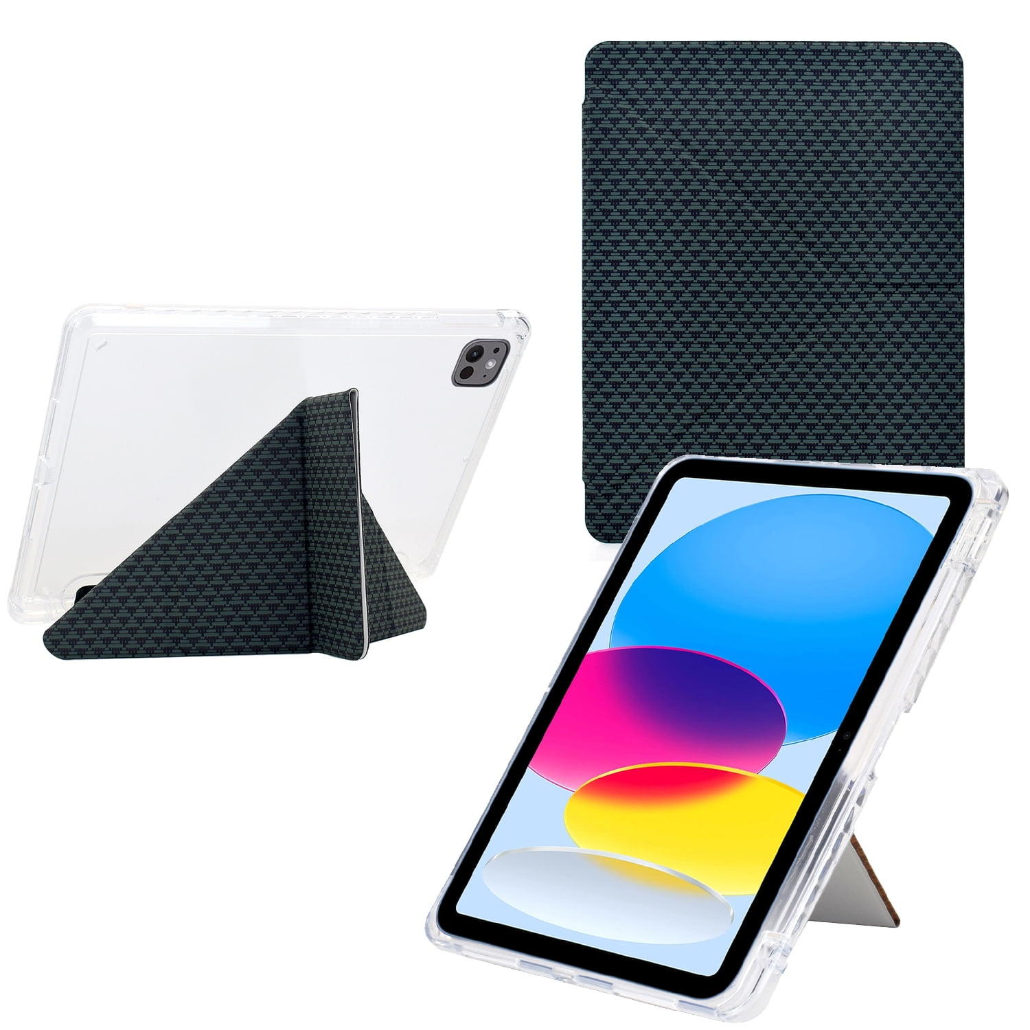 Case for iPad Pro 11 Inch Case 2024 5th Gen(M4) Pyramid Pure Color Y ...