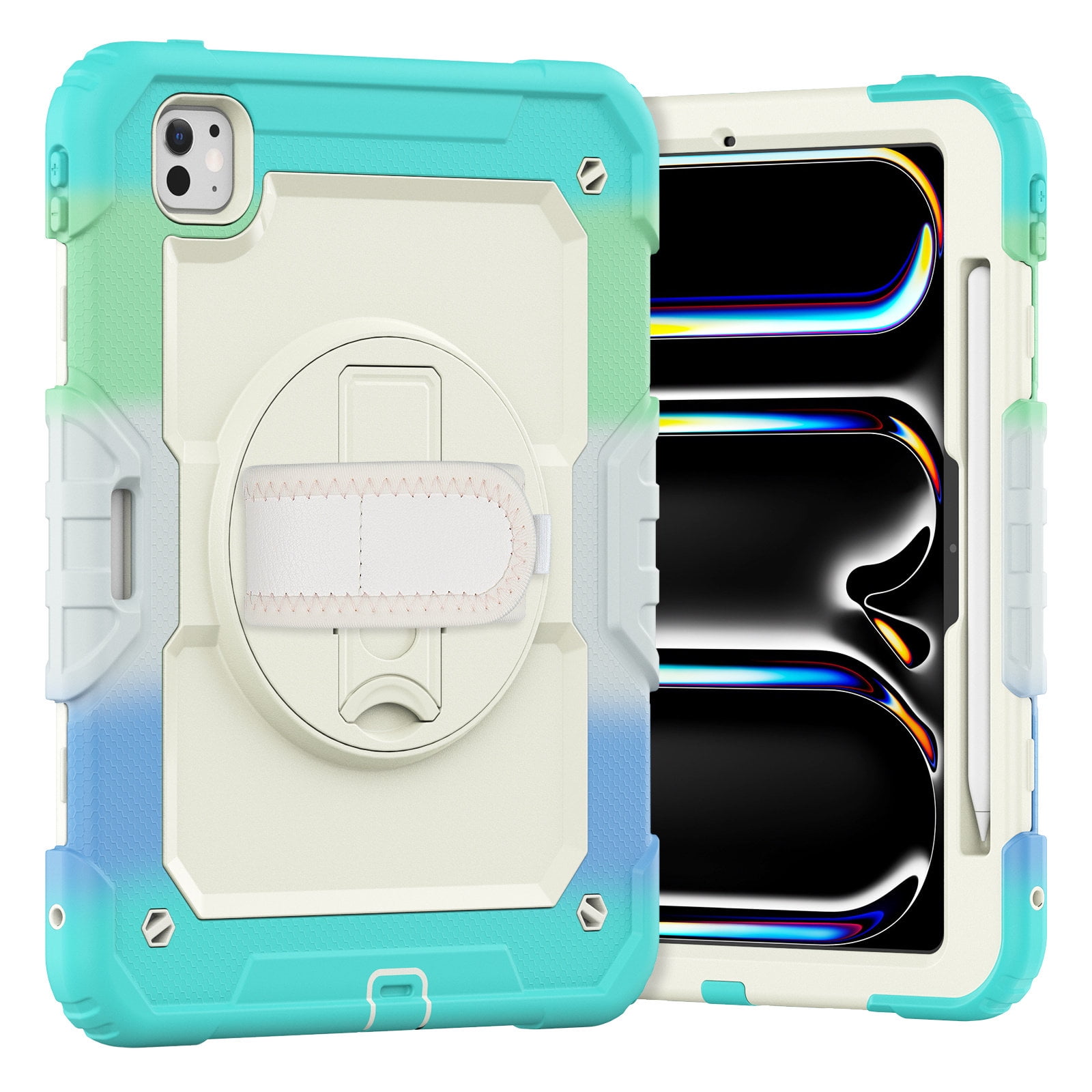 Case for iPad Pro 11 Inch M4 2024 (5th Gen) with Screen Protector, 360 ...