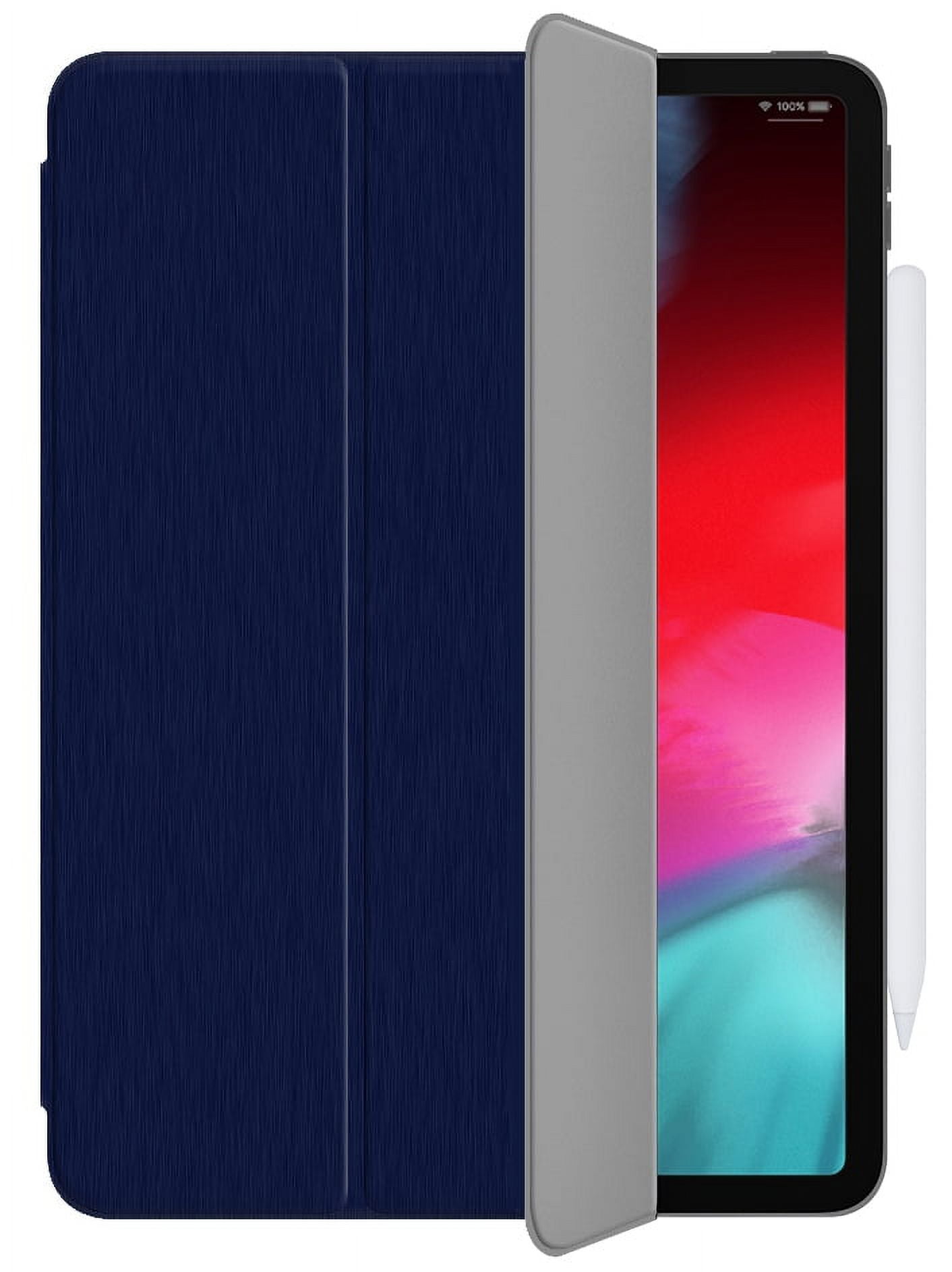 Case for iPad Pro 12.9, BLUE Nakedcellphone Folding Folio [VIEWING ...