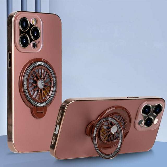 Case for iPhone 11 with Built-in Ring Holder Stand & Glass Camera Lens ...