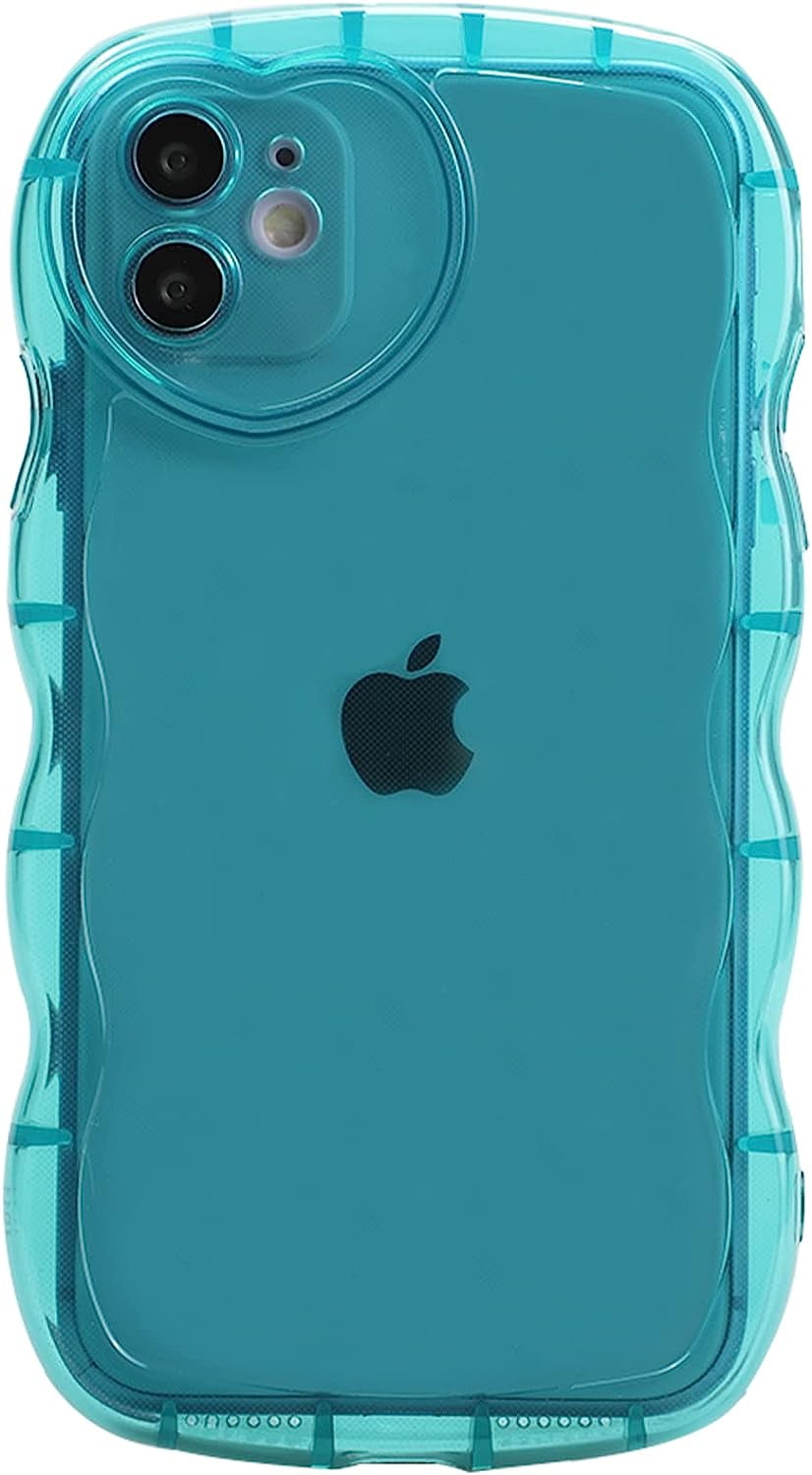 Case for iPhone 11 Case Wave, Curly Frame Design for Women Girls, Cute ...
