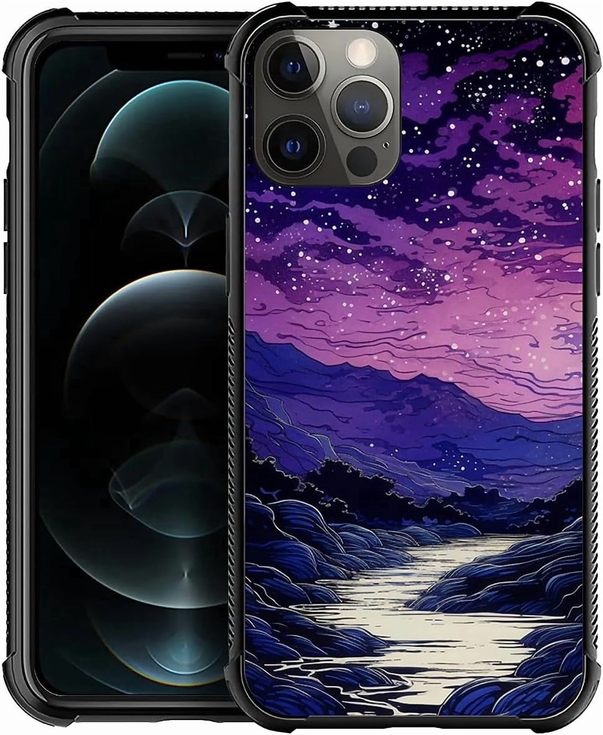 Case for iPhone 11 Pro Max Case, Tranquil Night Purple Evening Sunset ...