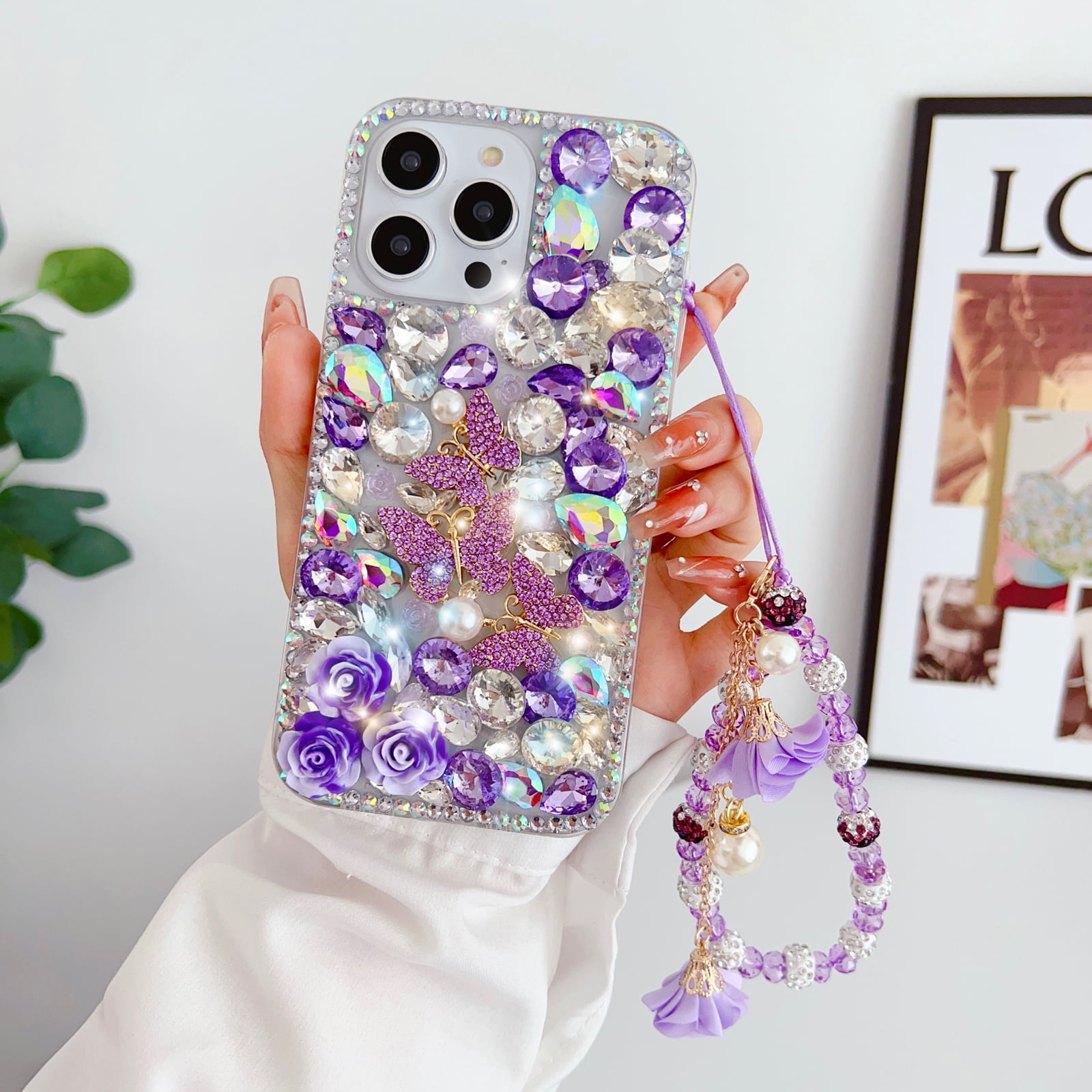 Case for iPhone 11 Pro Max, Glitter Case for Women Girls 3D Glitter ...