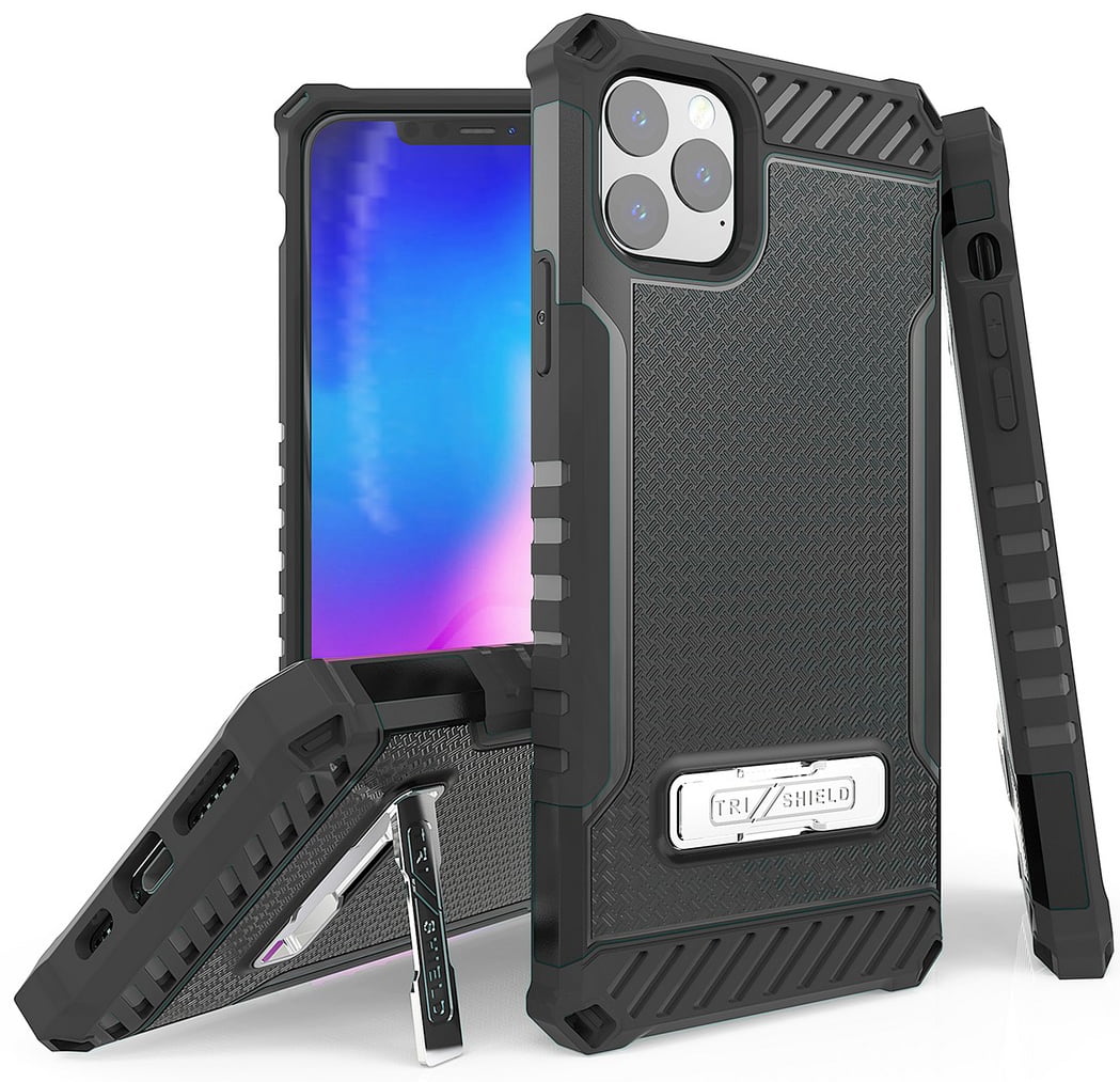 Case for iPhone 11 Pro Max, Tri-Shield [Military Grade] Rugged Cover ...