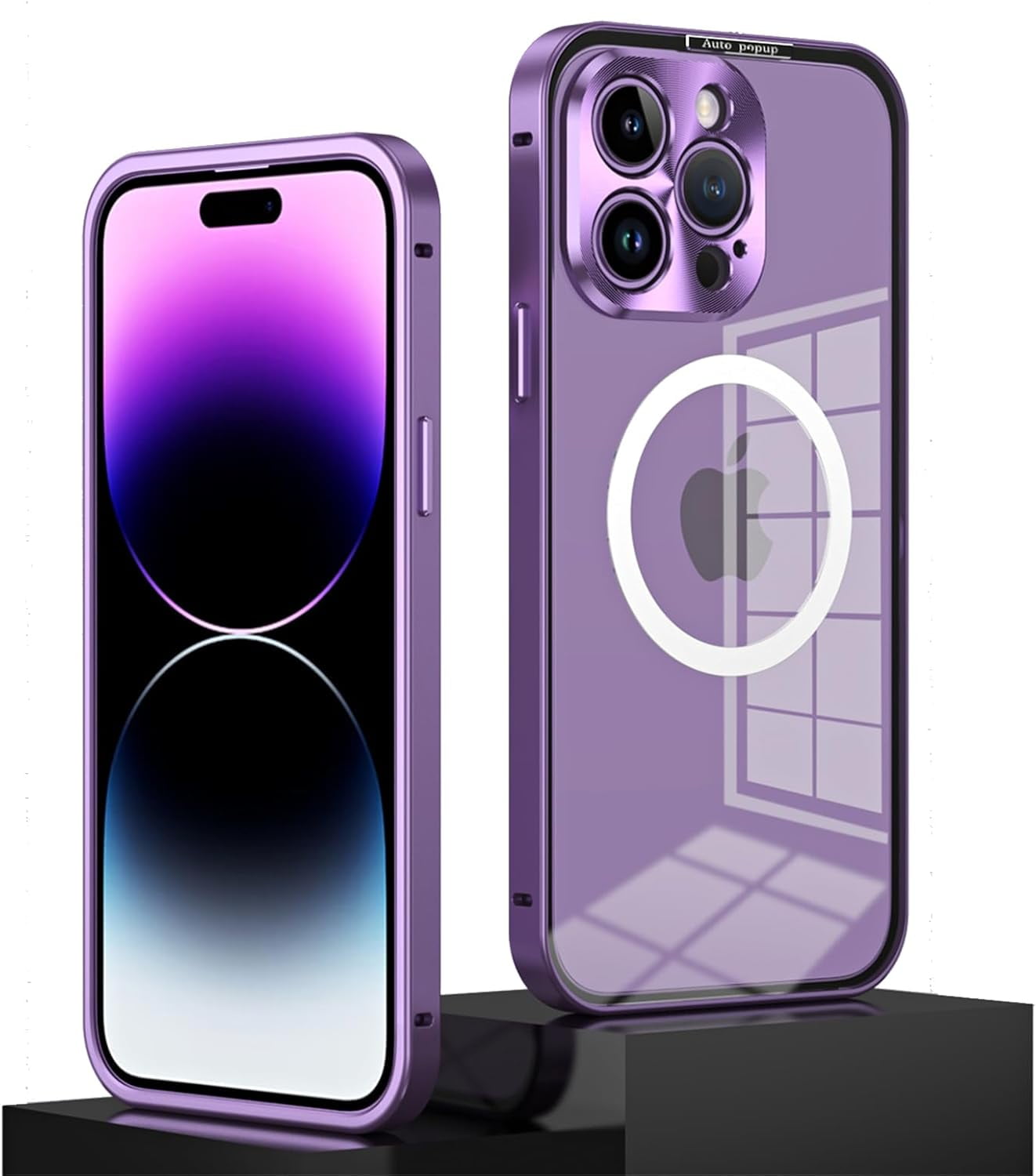 Case for iPhone 12 Case Compatible with MagSafe Ultra Slim Clear PC ...