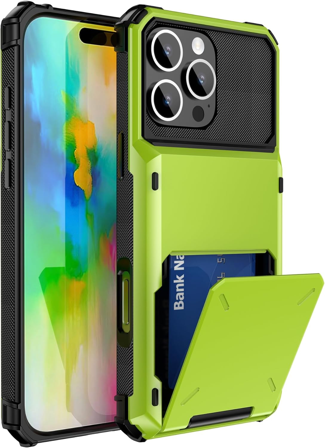 Case for iPhone 12 Pro,Flip Cover Hidden Card Slot Wallet Case,Card ...