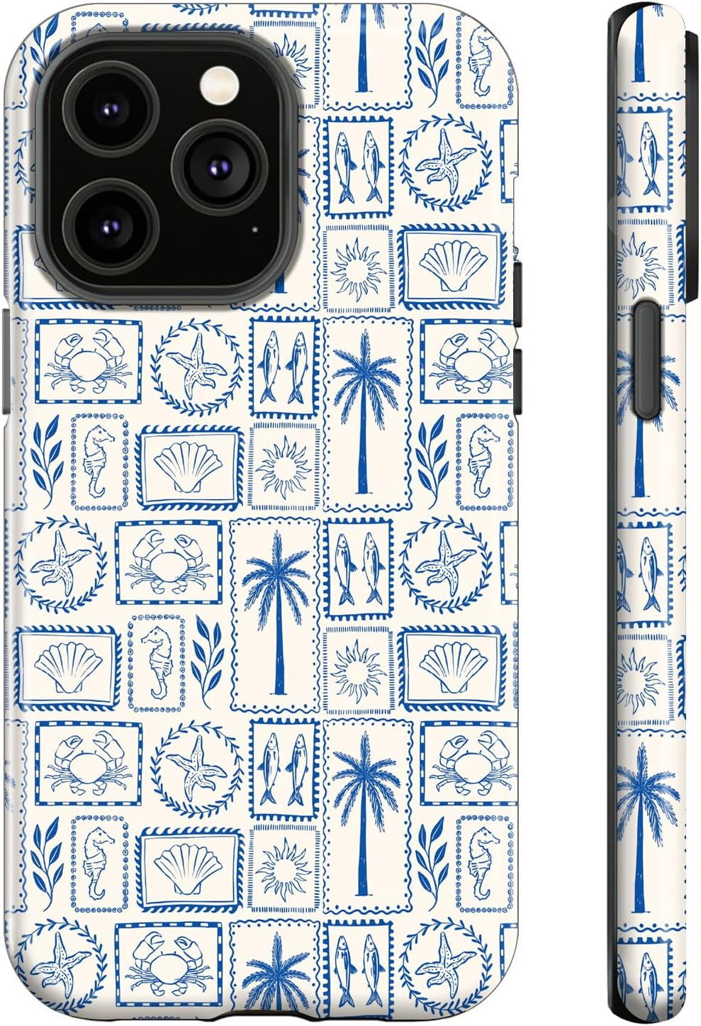 Case for iPhone 12 Pro Max,Blue Ocean Collage Phone Case for Girl Women ...