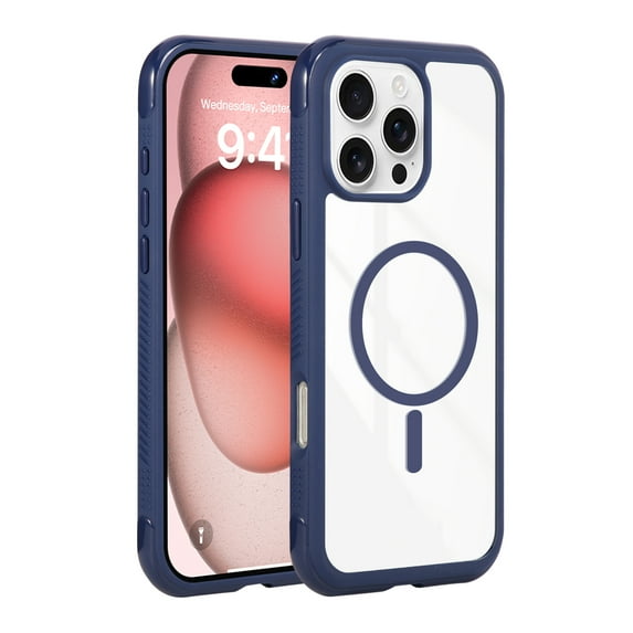 Case for iPhone 12 Pro Max, Clear Back Slim Protective Cover with TPU ...