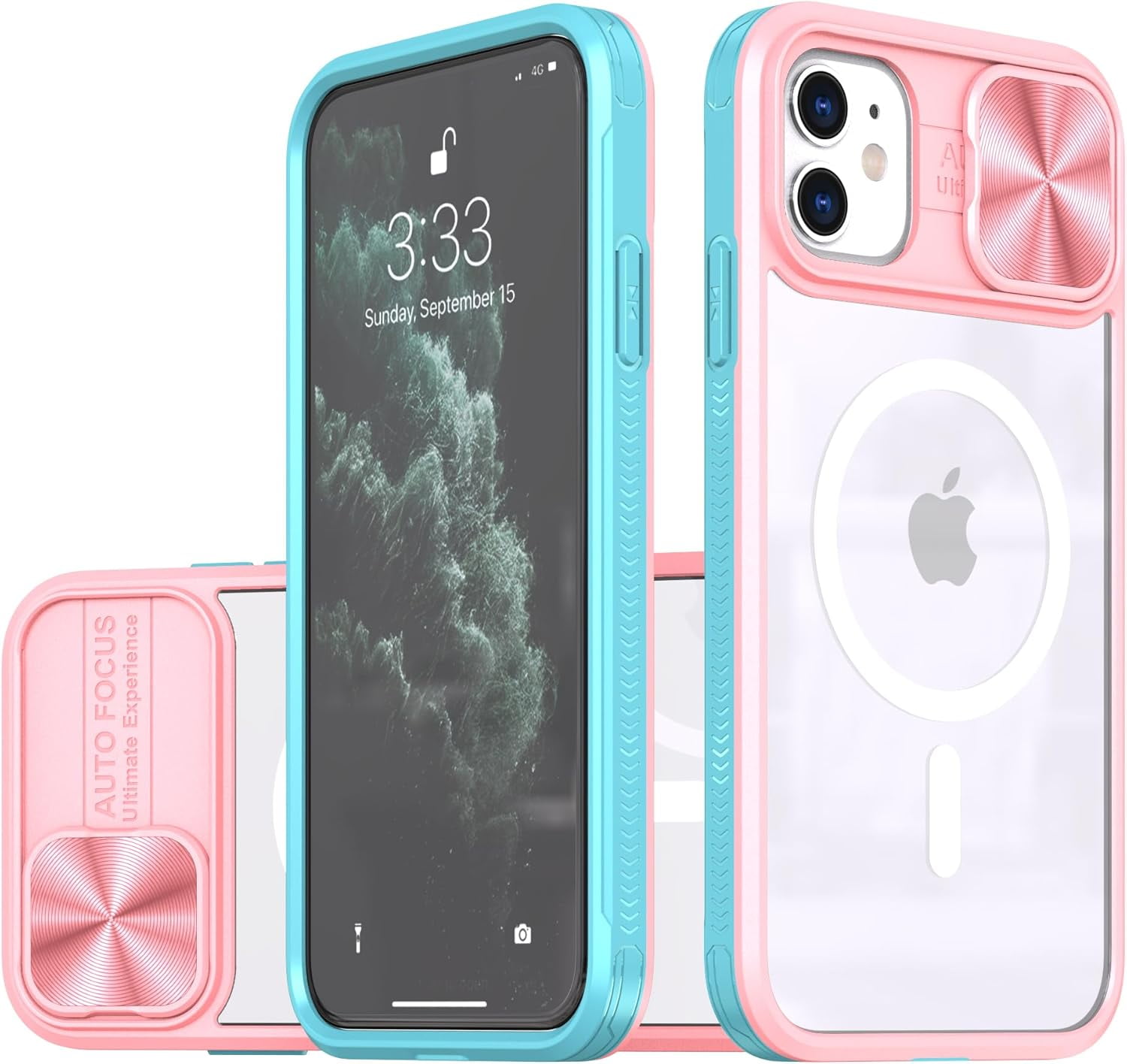 Case for iPhone 12 /iPhone 12 Pro Compatible with Magsafe with Camera ...