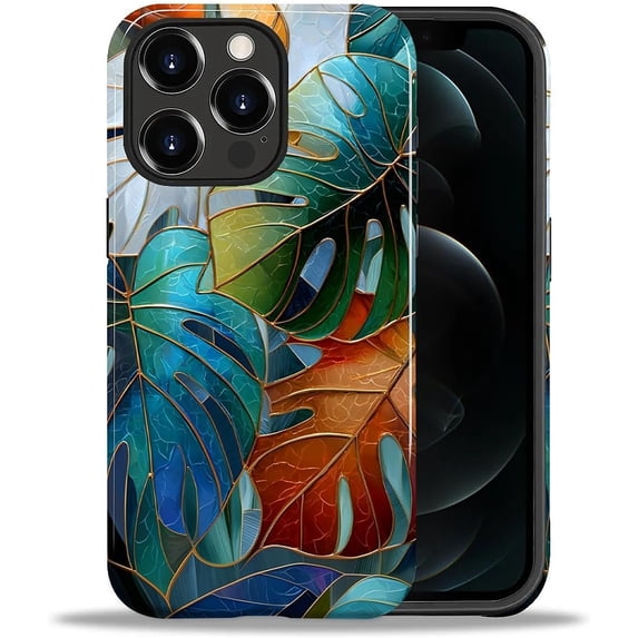 Case for iPhone 12 iPhone 12 Pro, PC Hard Shell & Silicone Inner Bumper ...