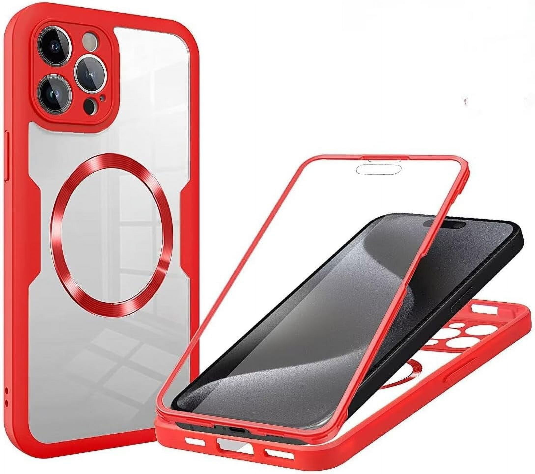 Case for iPhone 13,Full-Body Rugged Stylish Protective Clear Colorful ...