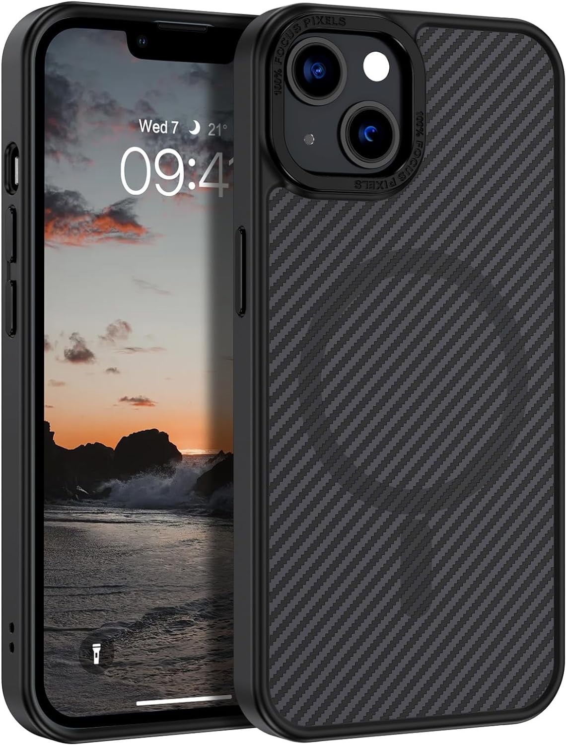 Case for iPhone 13 Mini 5.4-Inch, iPhone 13 Mini Phone Case Magnetic [Compatible with Magsafe ...