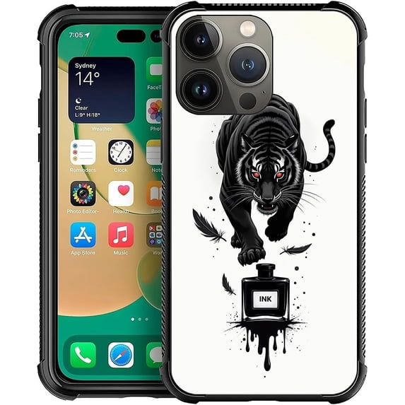 Case for iPhone 13 Pro Case, Graphic Design Case for Girl Boy Soft ...
