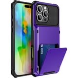 Case for iPhone 13 Pro,Flip Cover Hidden Card Slot Wallet Case,Card ...